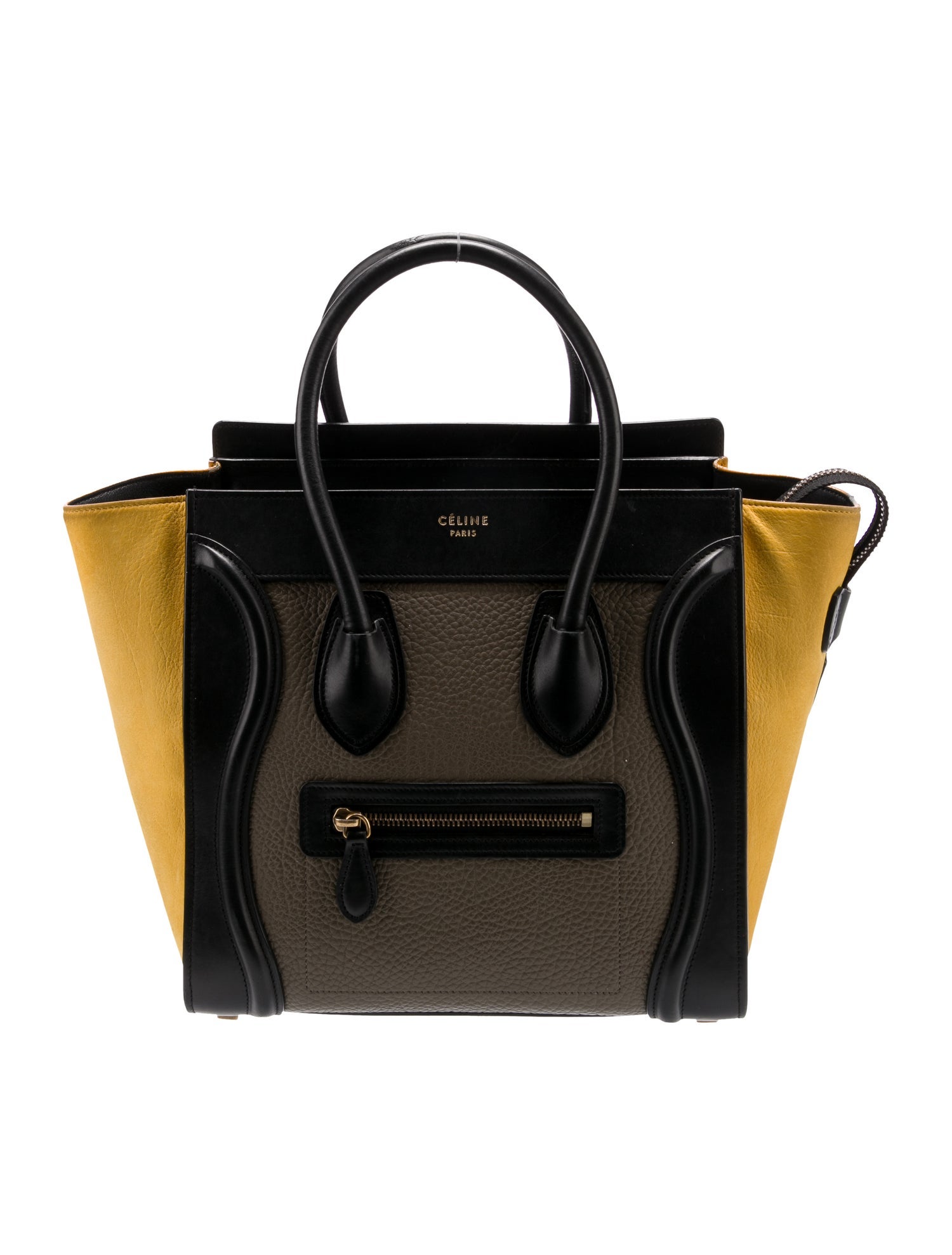 Celine Tri-Color Micro Luggage Tote - Blue Totes, Handbags - CEL299448 ...