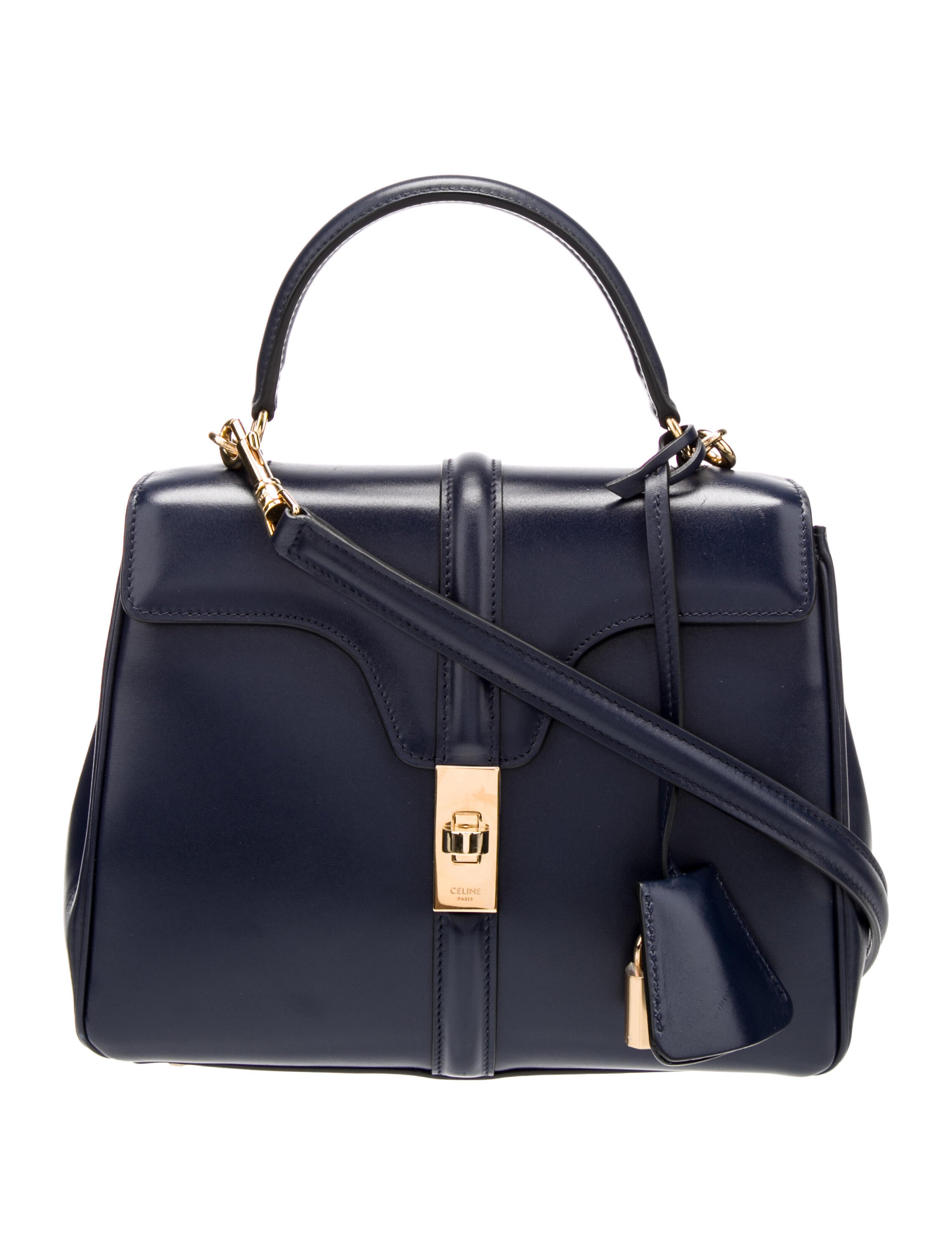 Celine Small 16 Bag - Blue Handle Bags, Handbags - CEL300382 | The RealReal