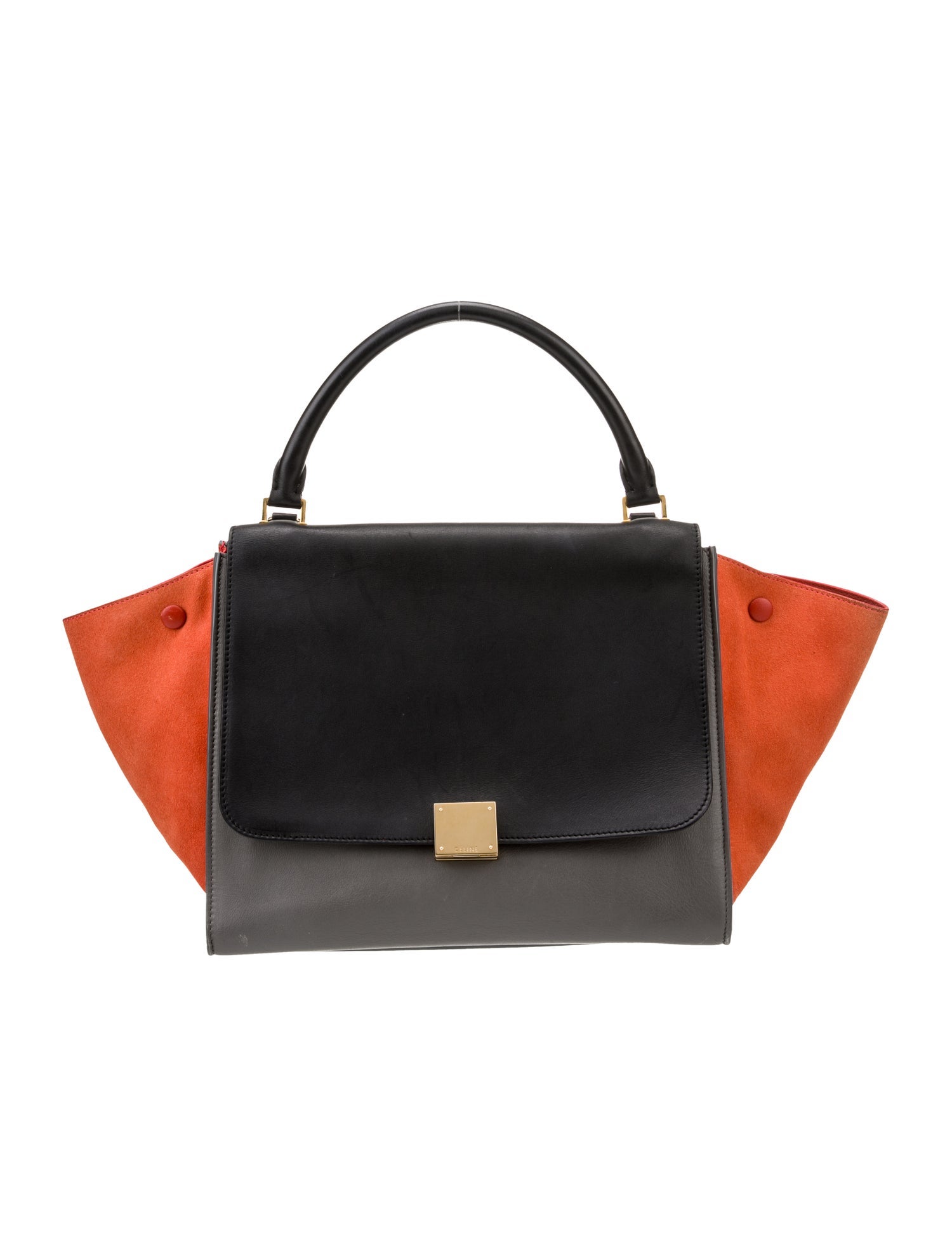 Celine Large Trapeze Bag - Red Handle Bags, Handbags - CEL293260 | The ...