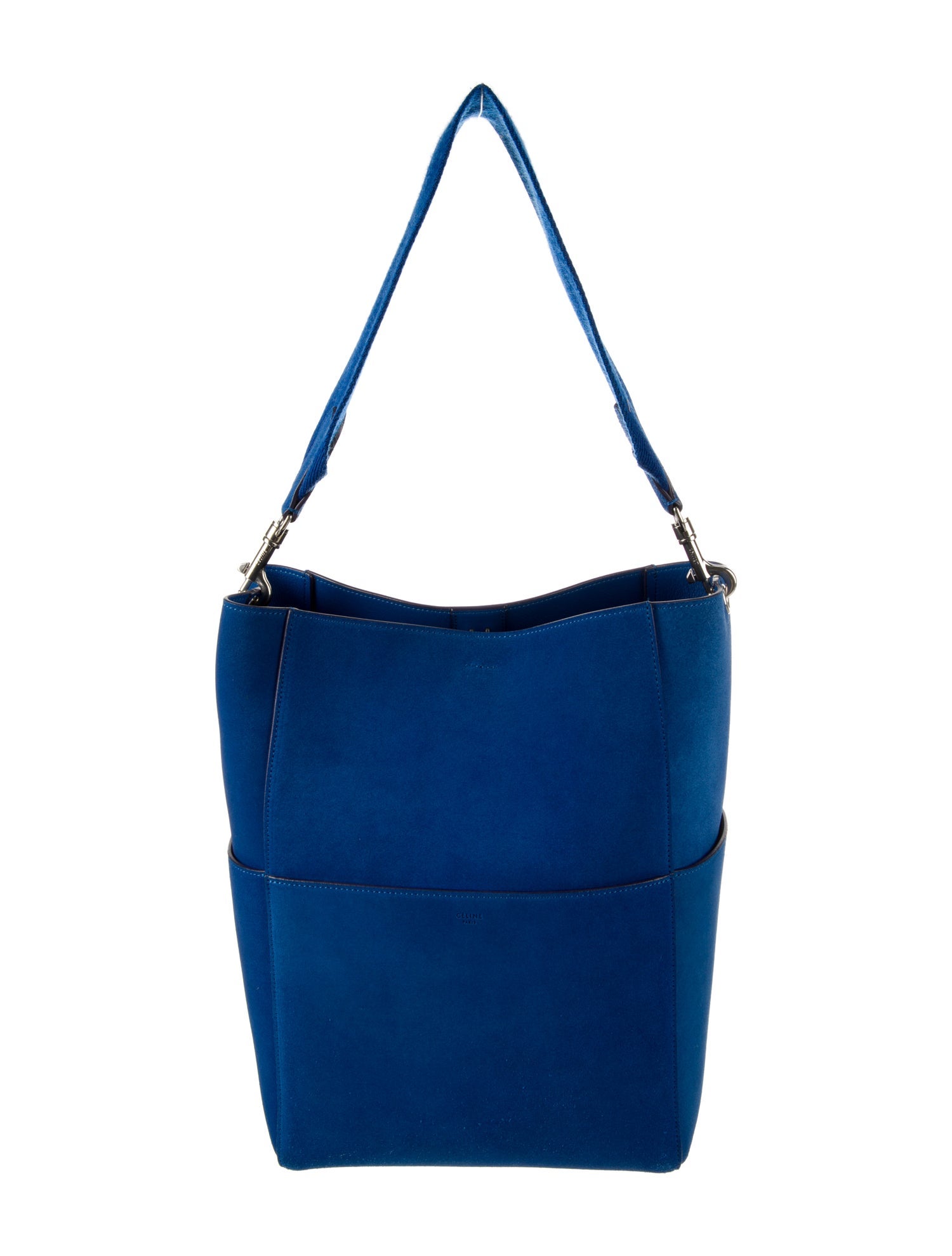Celine Medium Seau Sangle - Blue Bucket Bags, Handbags - CEL300691 ...
