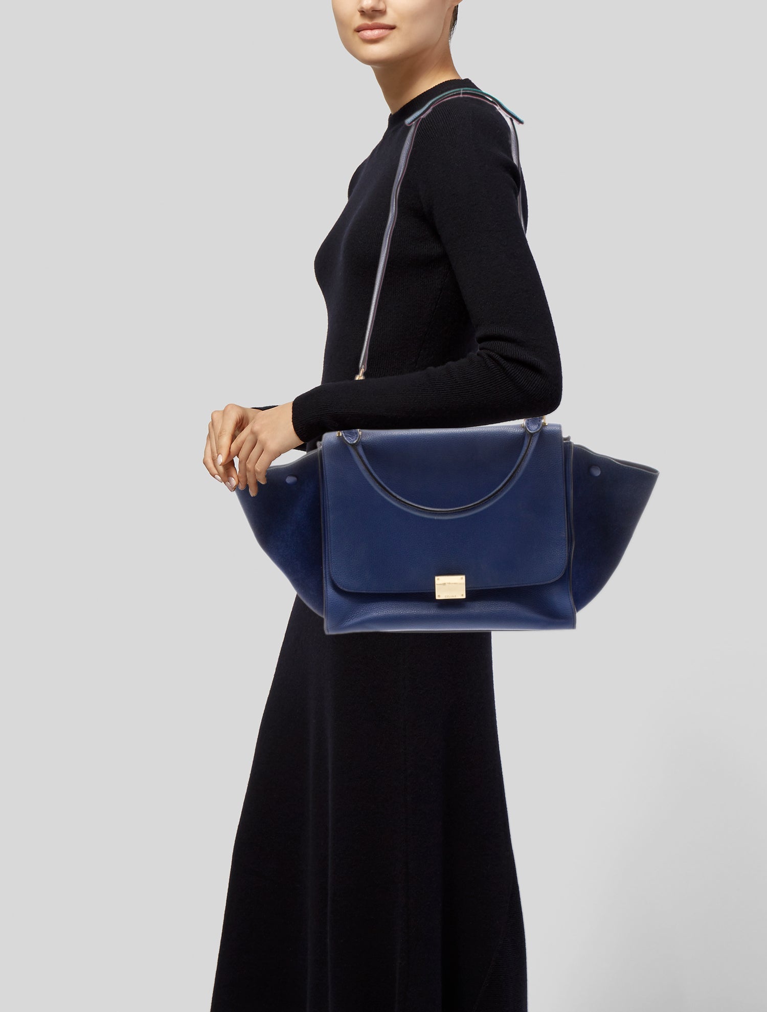 Celine Large Trapeze Bag - Red Handle Bags, Handbags - CEL293260 | The ...