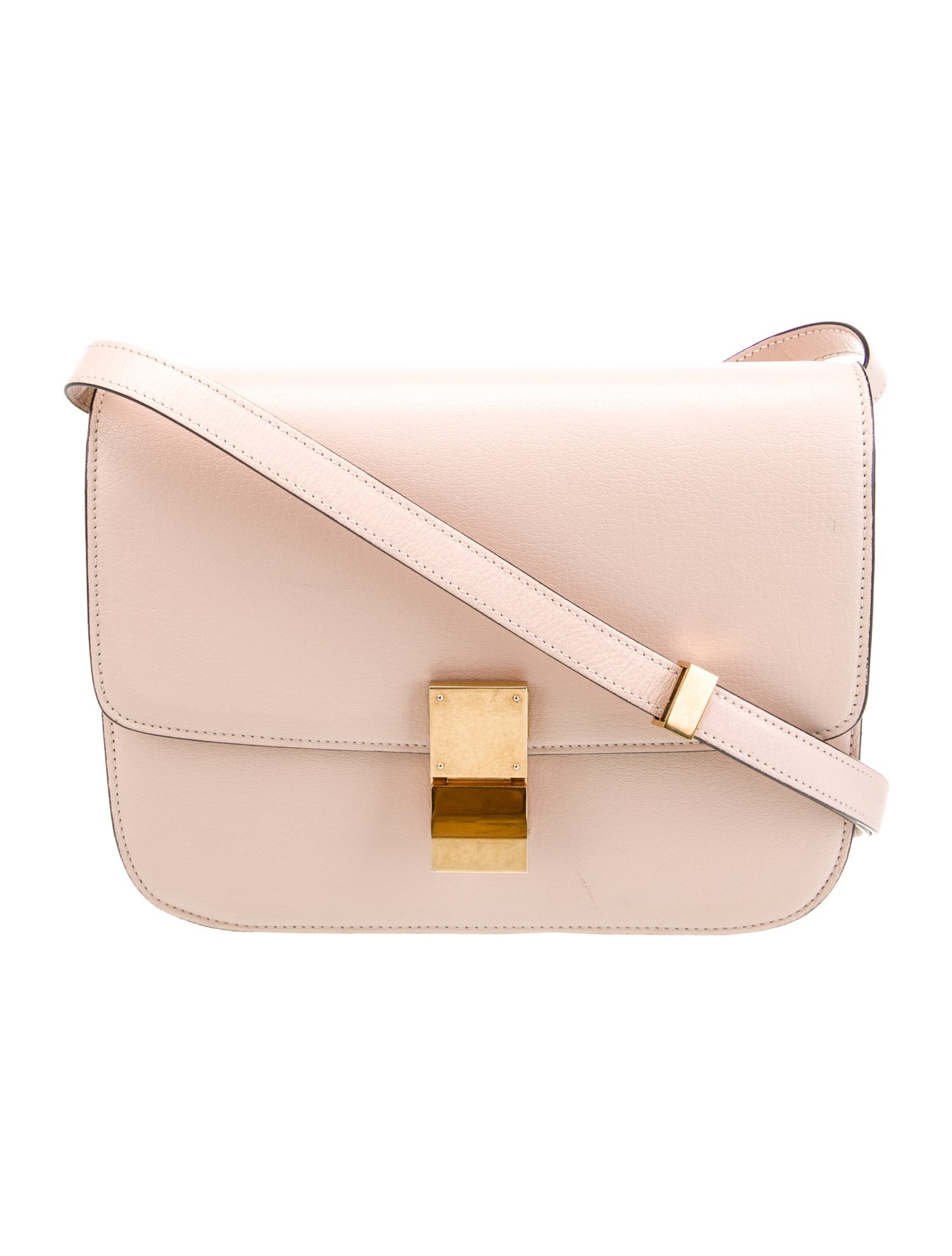 Celine Medium Classic Box Bag - Neutrals Crossbody Bags, Handbags ...