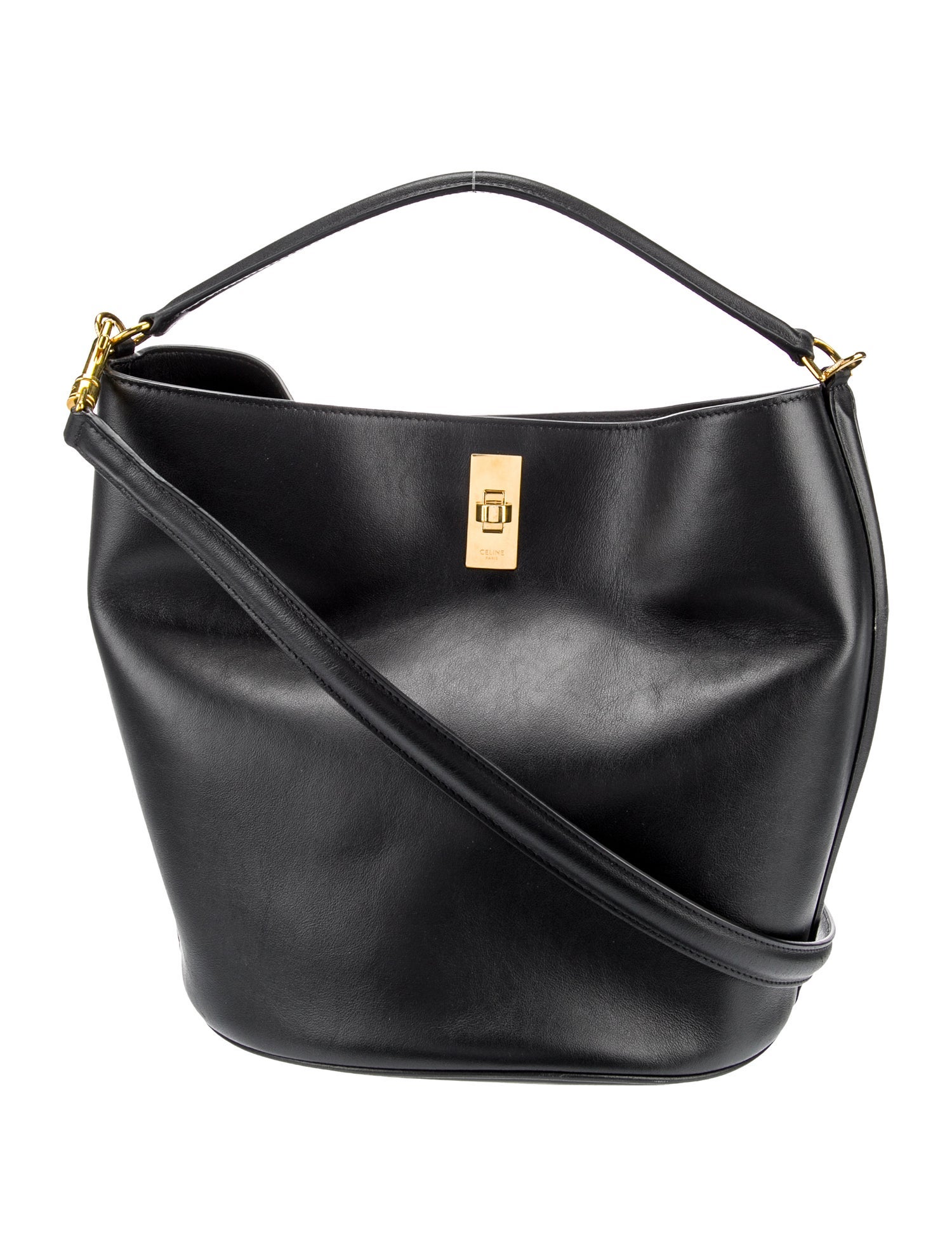 Celine Bucket 16 Bag - Black Bucket Bags, Handbags - CEL302987 | The ...
