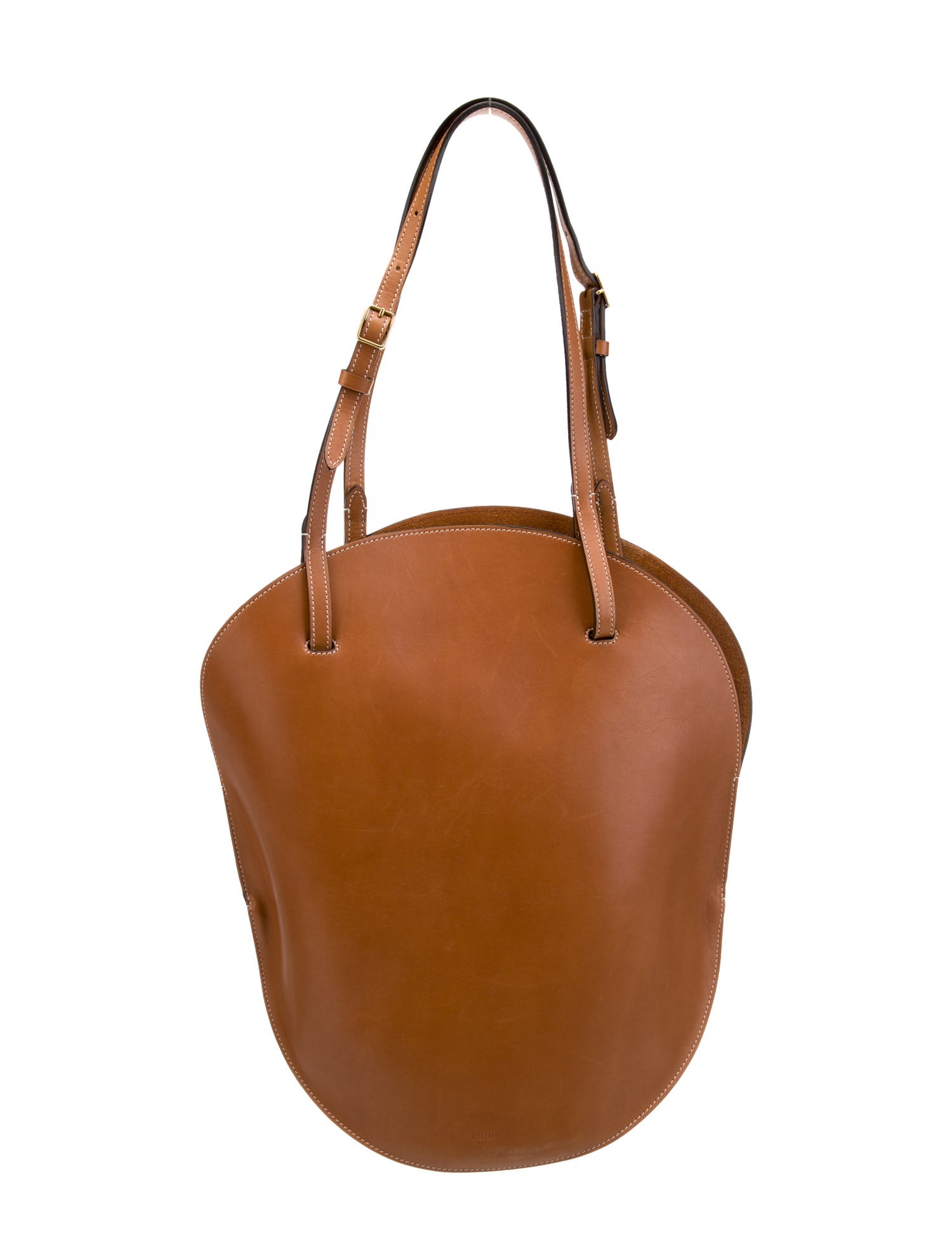 Celine Curved Shoulder Bag - Brown Handle Bags, Handbags - CEL303229 ...