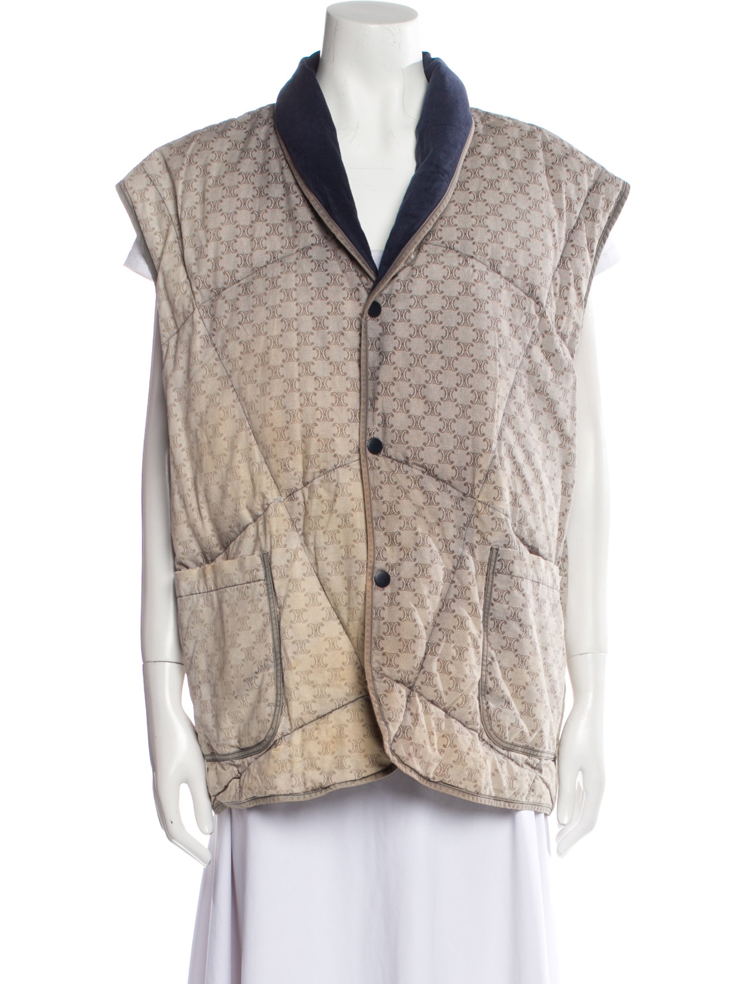 Celine Vintage Vest - Neutrals Jackets, Clothing - CEL305030 | The RealReal