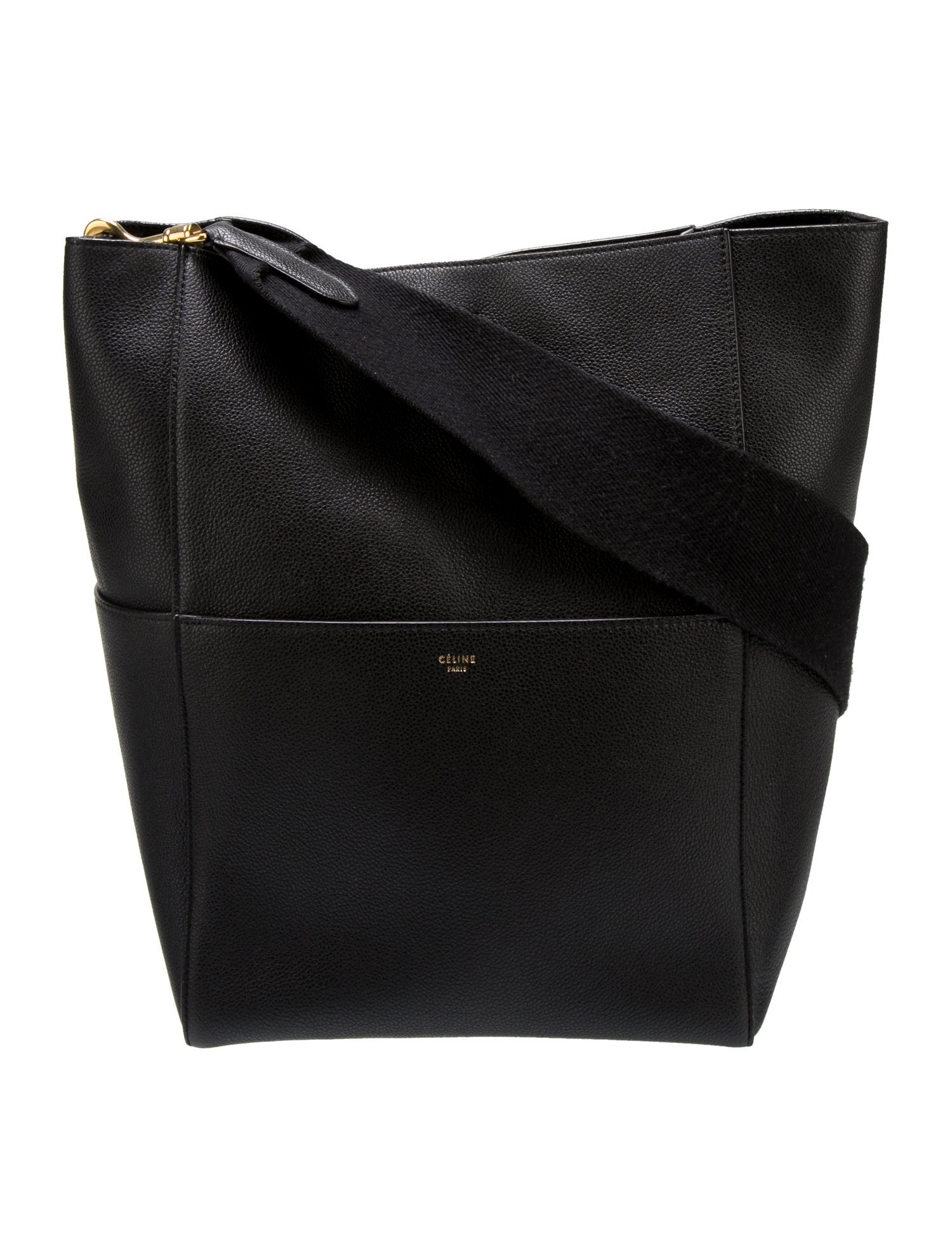 Celine Medium Seau Sangle - Grey Bucket Bags, Handbags - CEL303486 ...