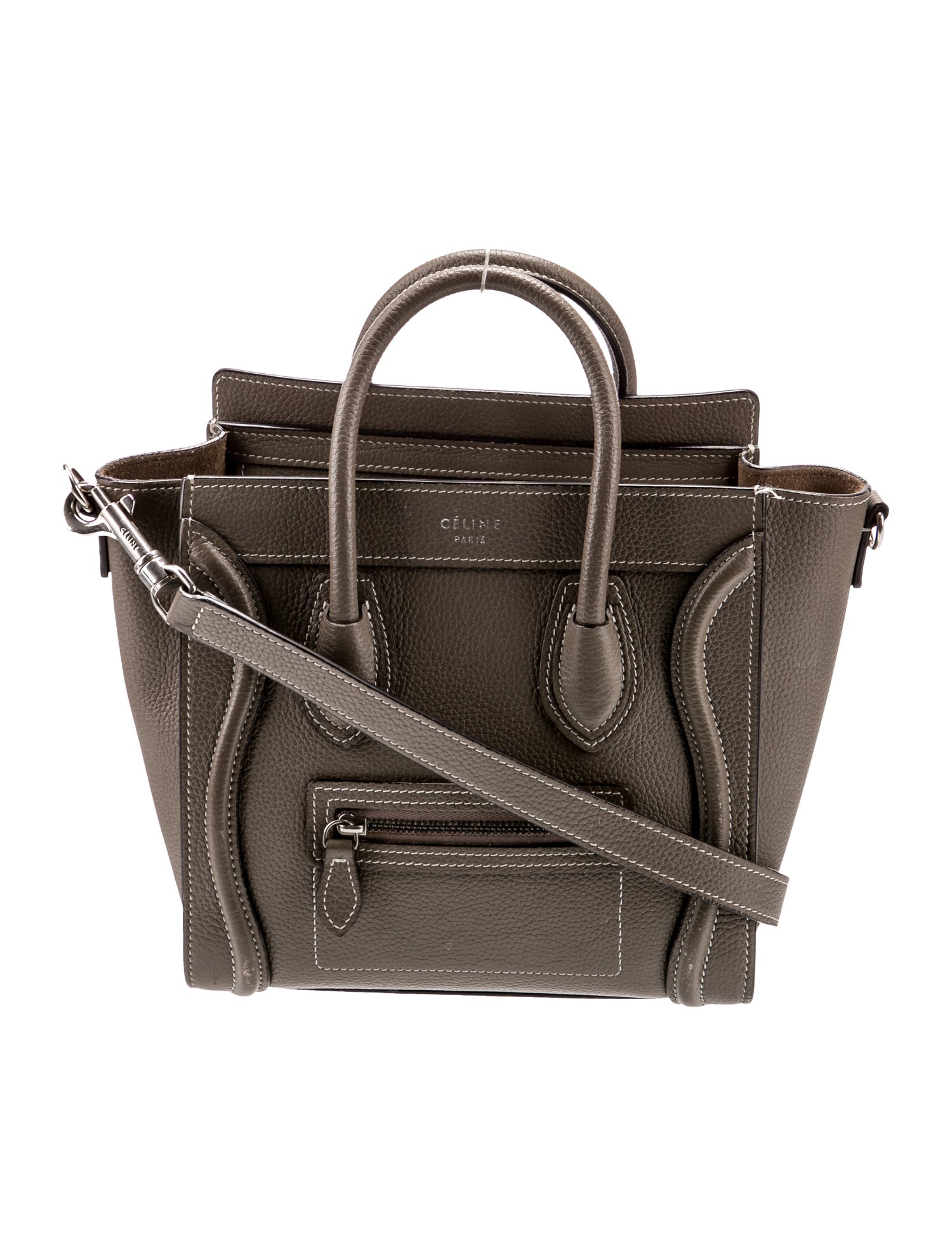 Celine Micro Luggage Tote - Neutrals Totes, Handbags - CEL293485 | The ...