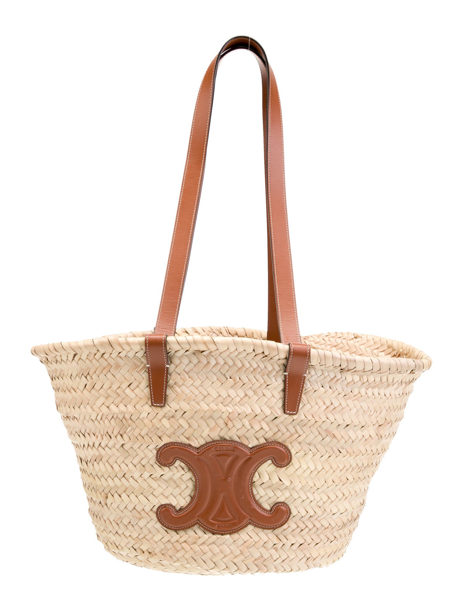 Celine Raffia Classic Panier - Brown Totes, Handbags - CEL307409 | The ...
