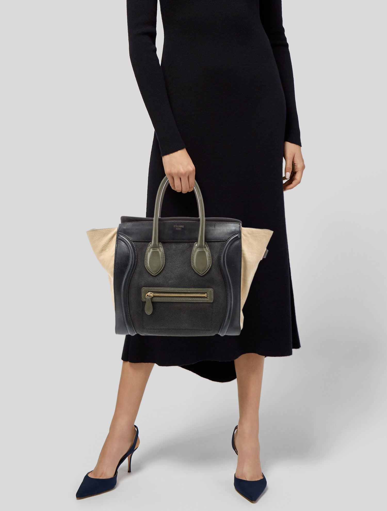 Celine Mini Luggage Tote - Neutrals Totes, Handbags - CEL295686 | The ...