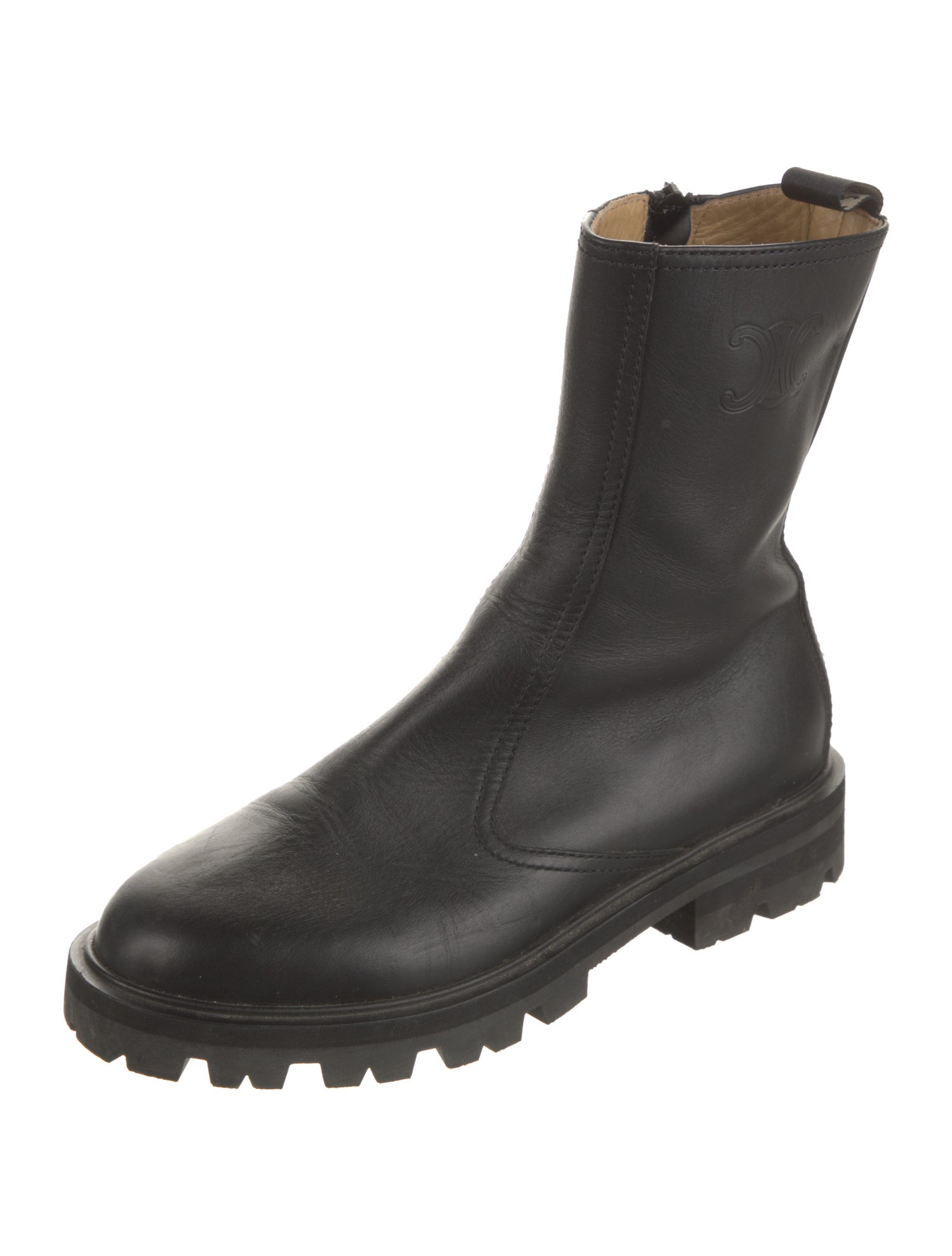 The Row Patent Leather Chelsea Boots - Black Boots, Shoes - THR144945 ...