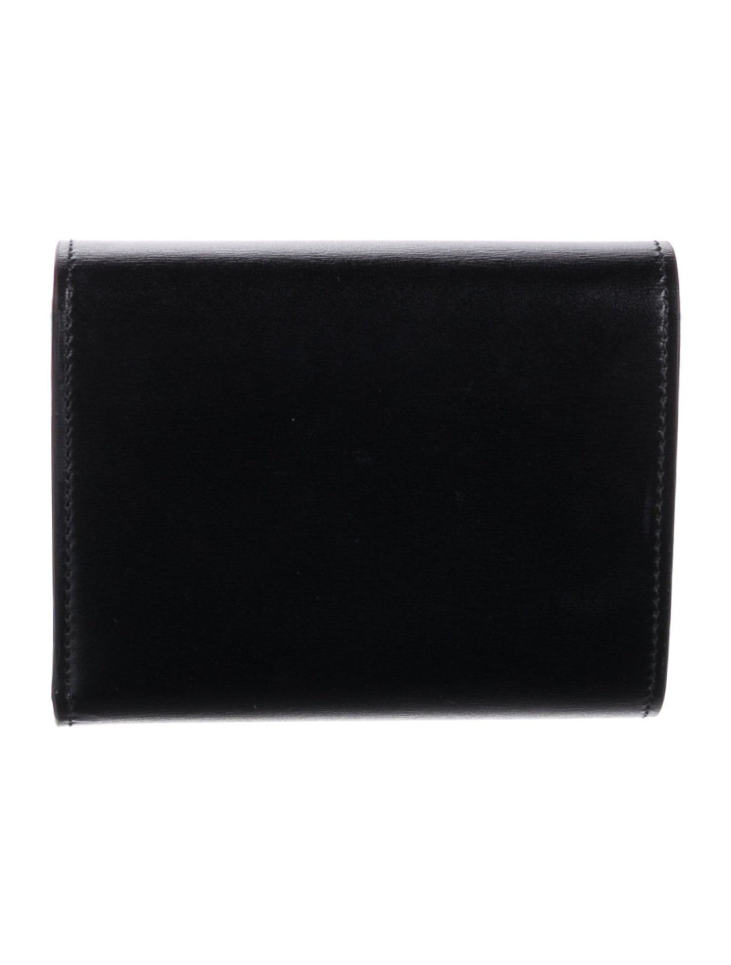 Hermès Shiny Porosus Crocodile Bearn Compact Wallet - Brown Wallets ...