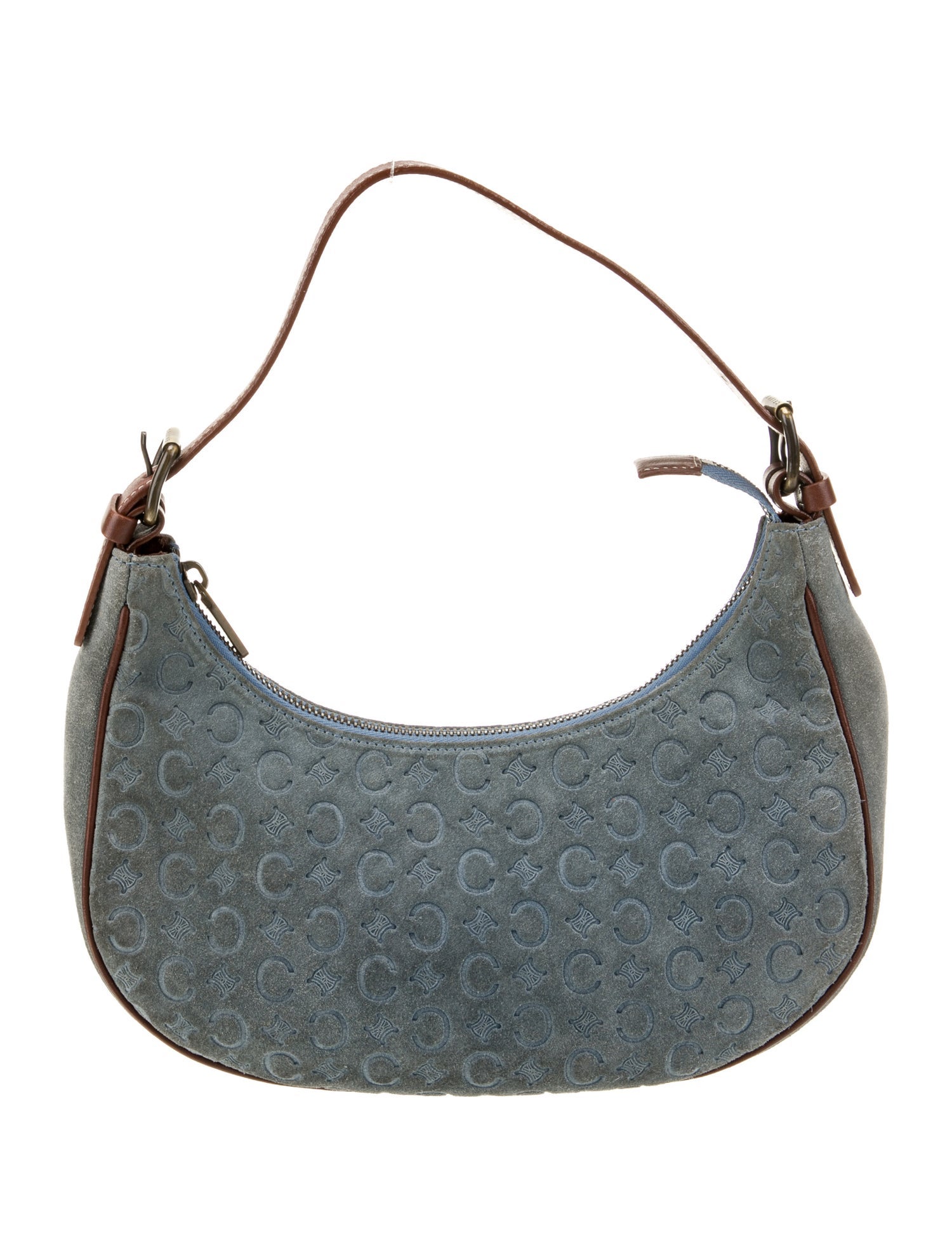 Celine Monogram Shoulder Bag Vintage - Blue Shoulder Bags, Handbags ...
