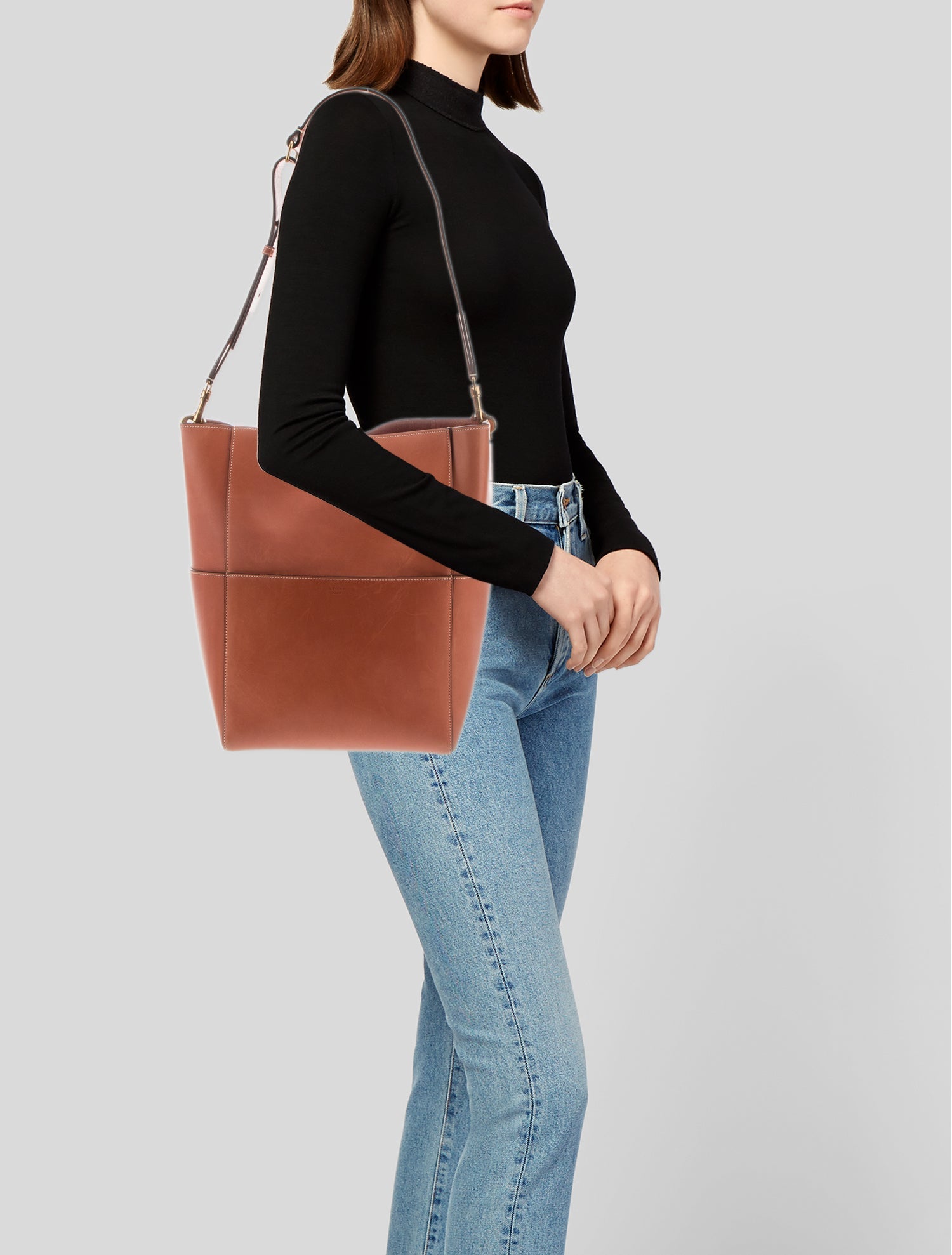 Celine Medium Seau Sangle - Blue Bucket Bags, Handbags - CEL300691 ...