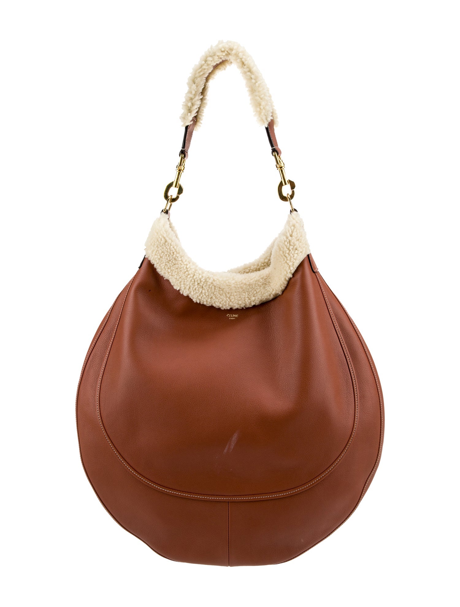 Celine Leather Leandre 2021 - Brown Hobos, Handbags - CEL320318 | The ...