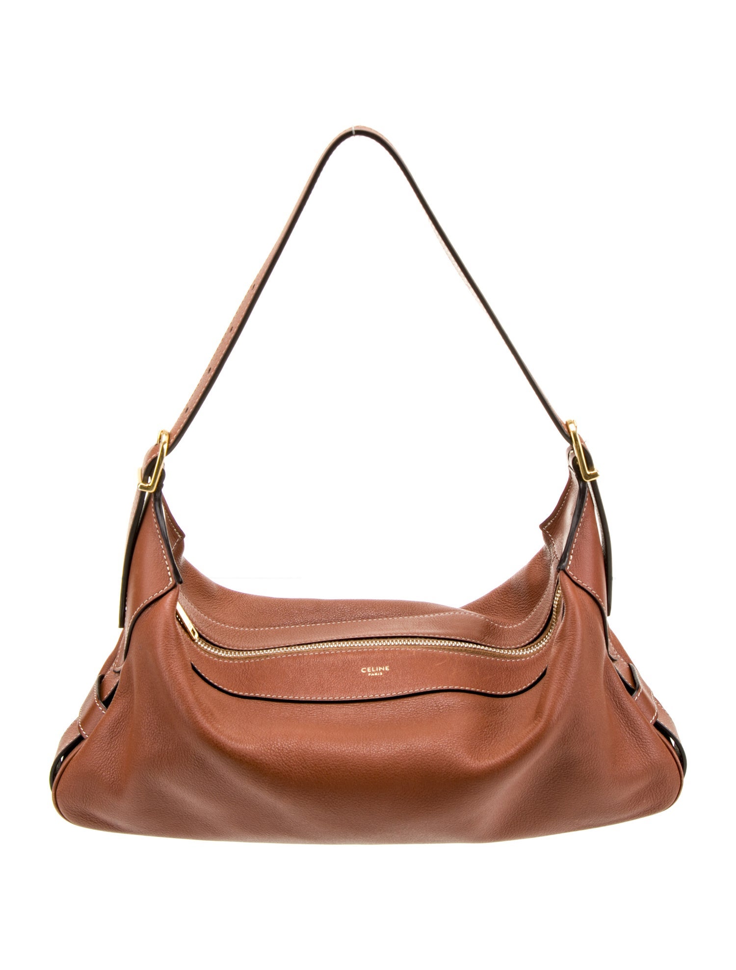 Celine Leather Romy 2022 - Brown Shoulder Bags, Handbags - CEL320772 ...
