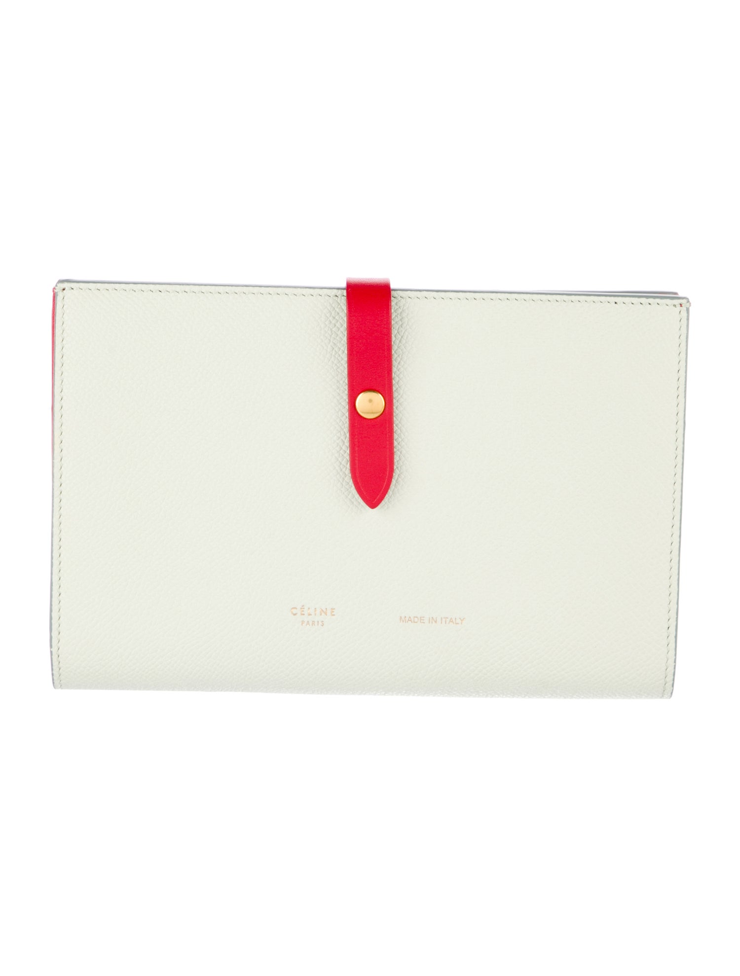 Celine 2017 Leather Bifold Wallet - Green Wallets, Accessories ...