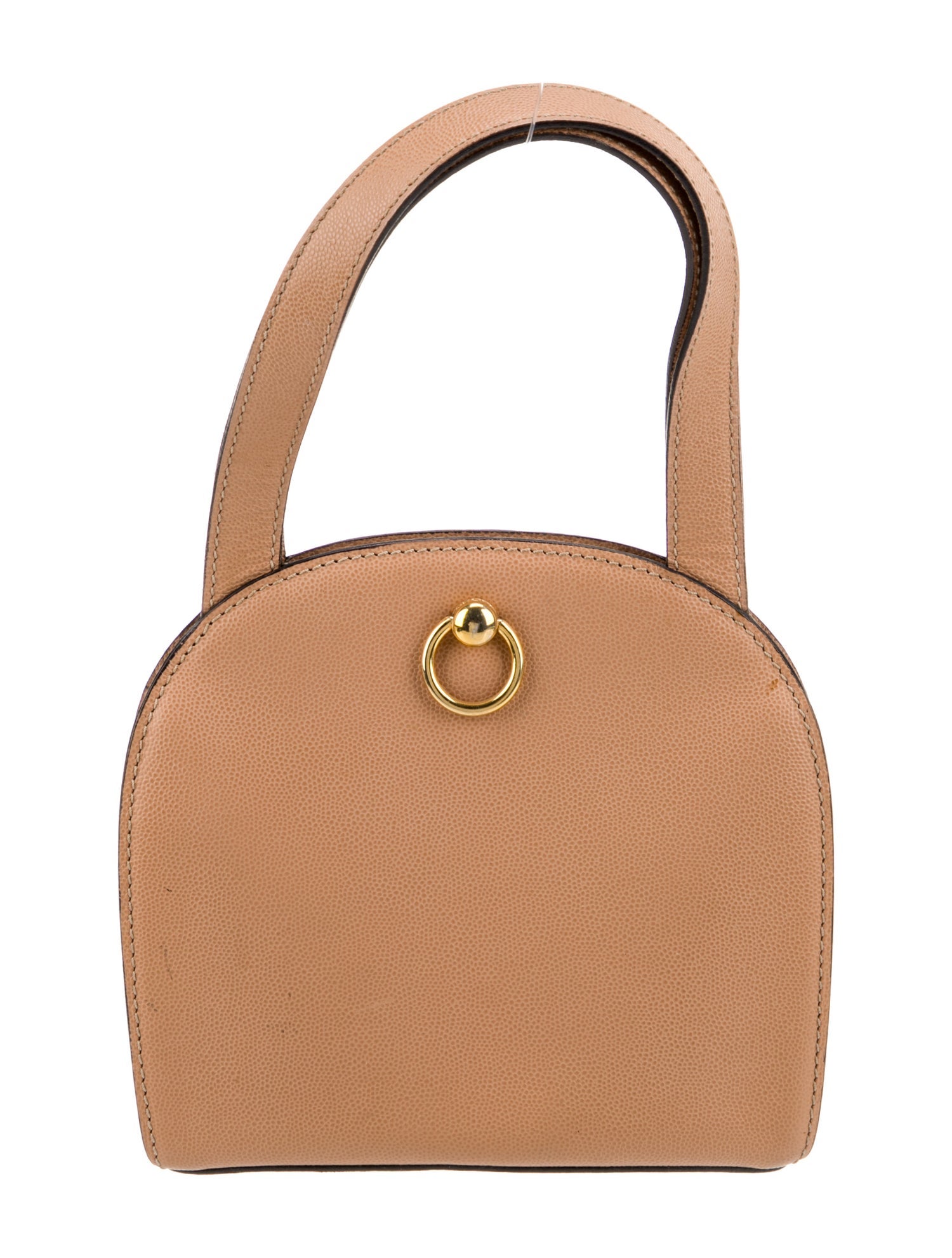 Celine Leather Top Handle Bag - Neutrals Handle Bags, Handbags ...