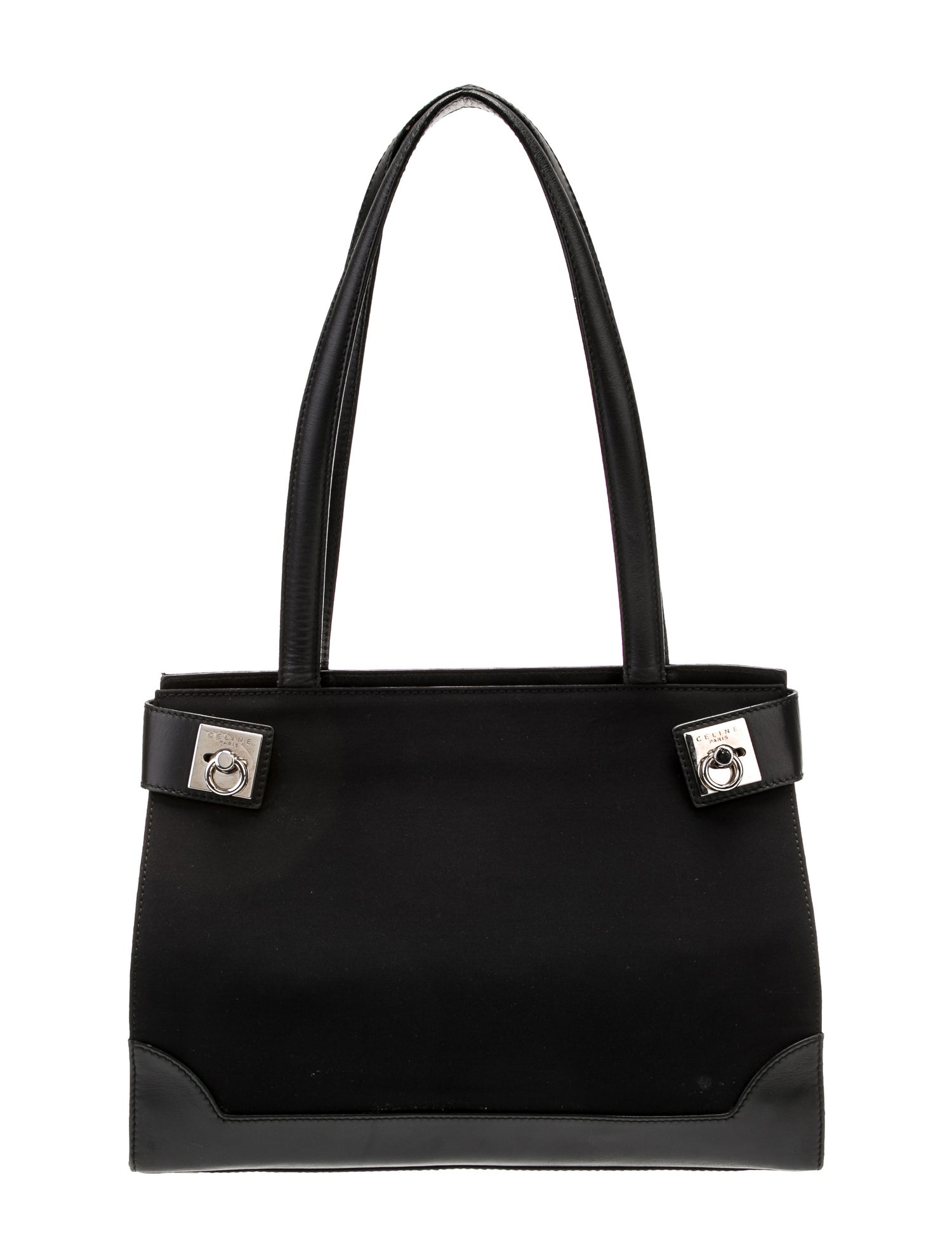 Celine Leather Shoulder Bag - Black Shoulder Bags, Handbags - CEL326299 ...