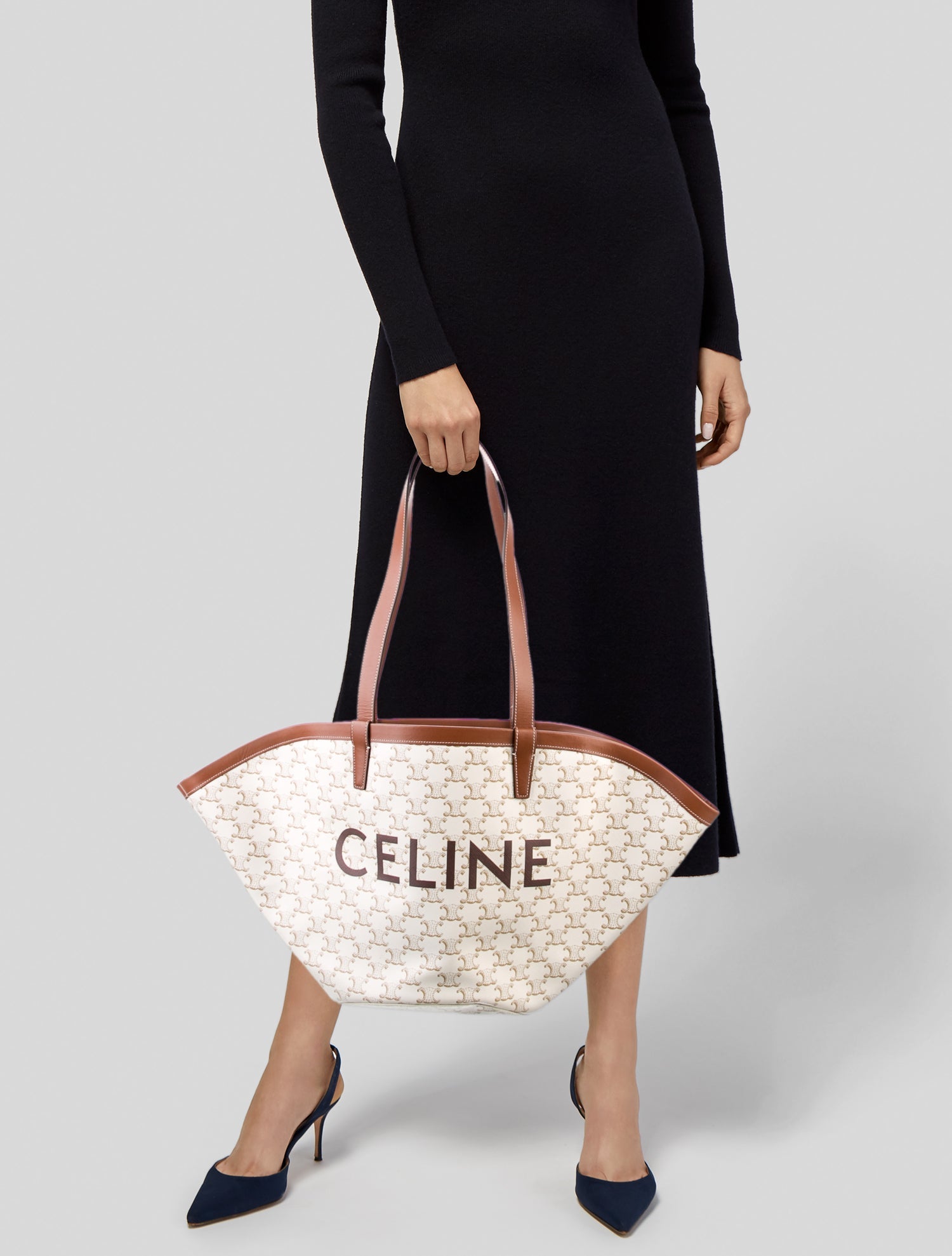 Salvatore Ferragamo Nylon Totes Bag - Brown Totes, Handbags - SAL354375 ...