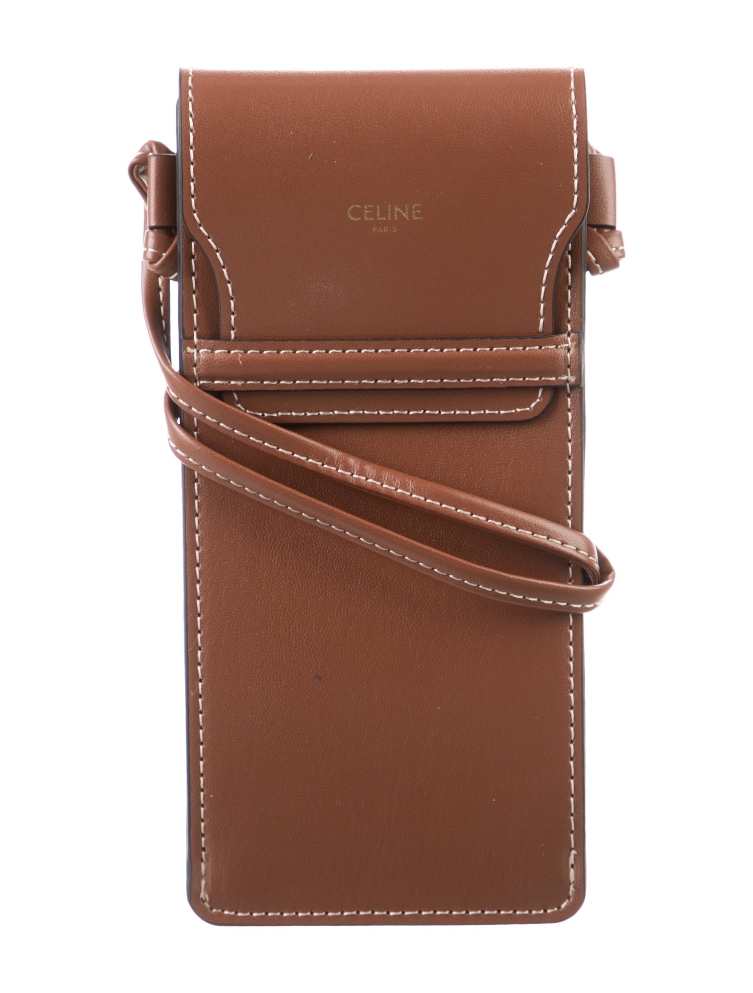 Celine Leather Phone Vase - Brown Phone Cases, Technology - CEL331993 ...