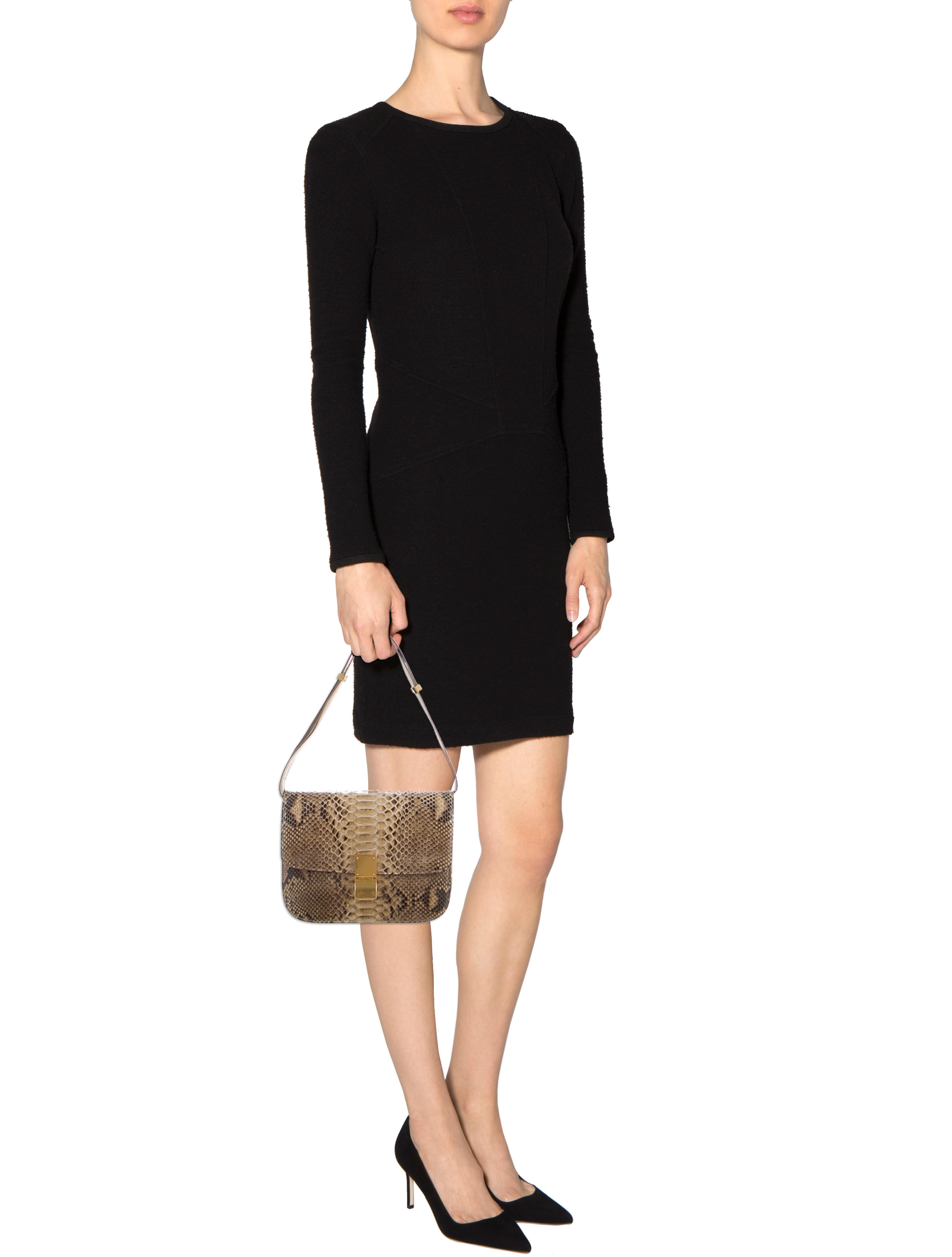Celine Céline Medium Python Box Bag - Brown Shoulder Bags, Handbags ...