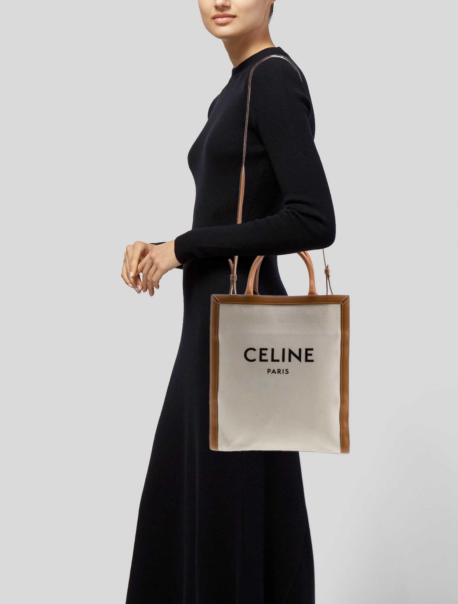 Celine Mini Vertical Cabas - Totes, Handbags | The RealReal