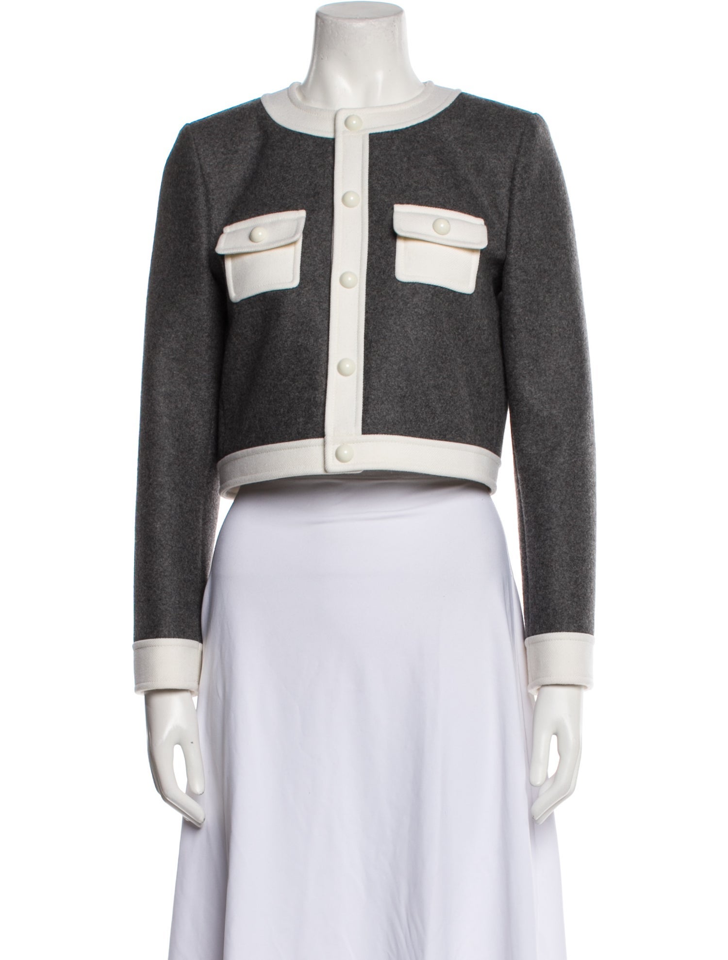 Celine Brompton Wool Evening Jacket - Grey Jackets, Clothing ...
