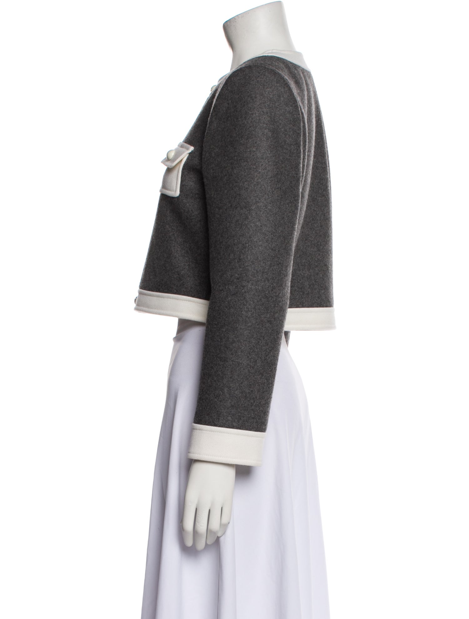 Celine Brompton Wool Evening Jacket - Grey Jackets, Clothing ...