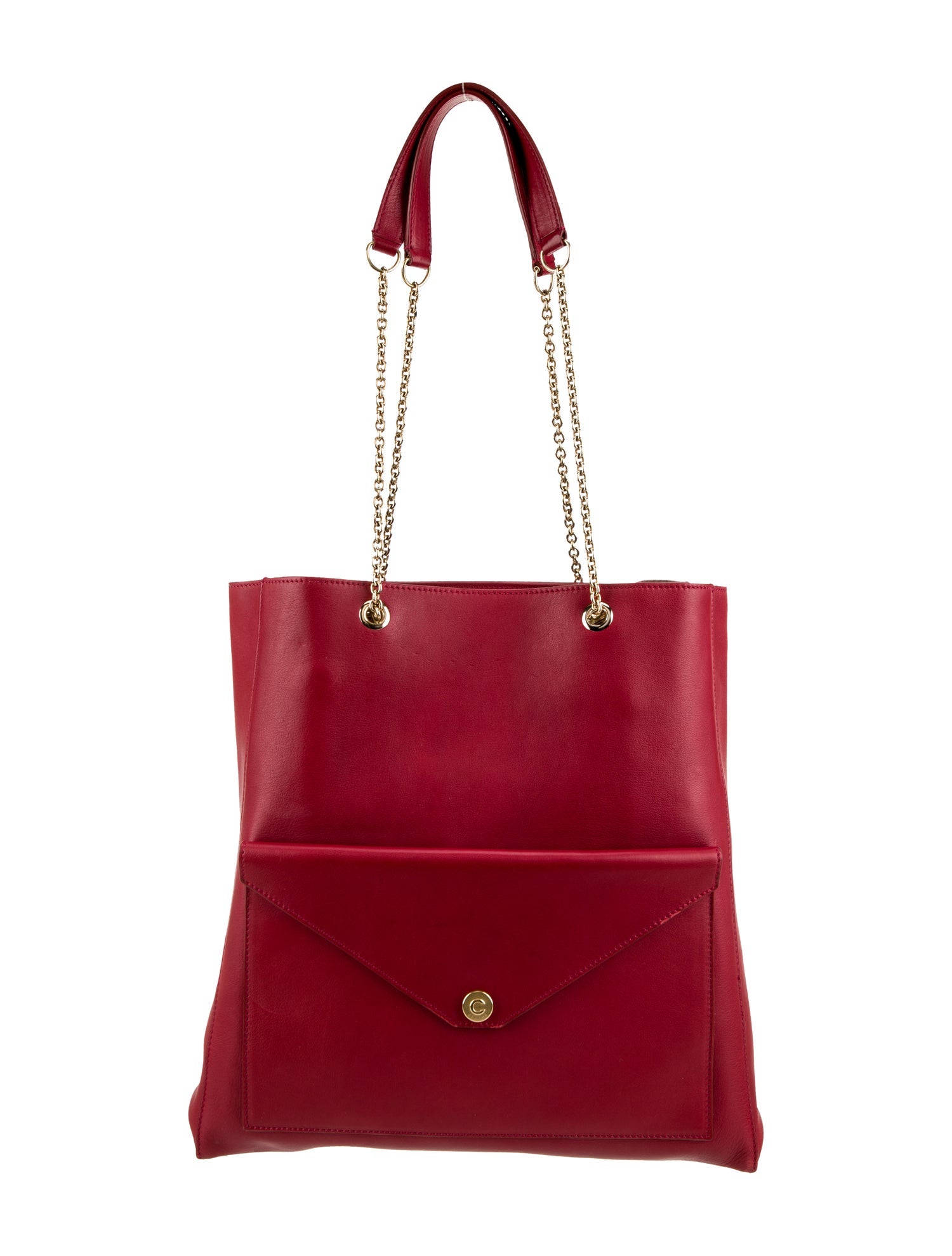 Celine Leather Envelope Vintage - Red Totes, Handbags - CEL340107 | The ...