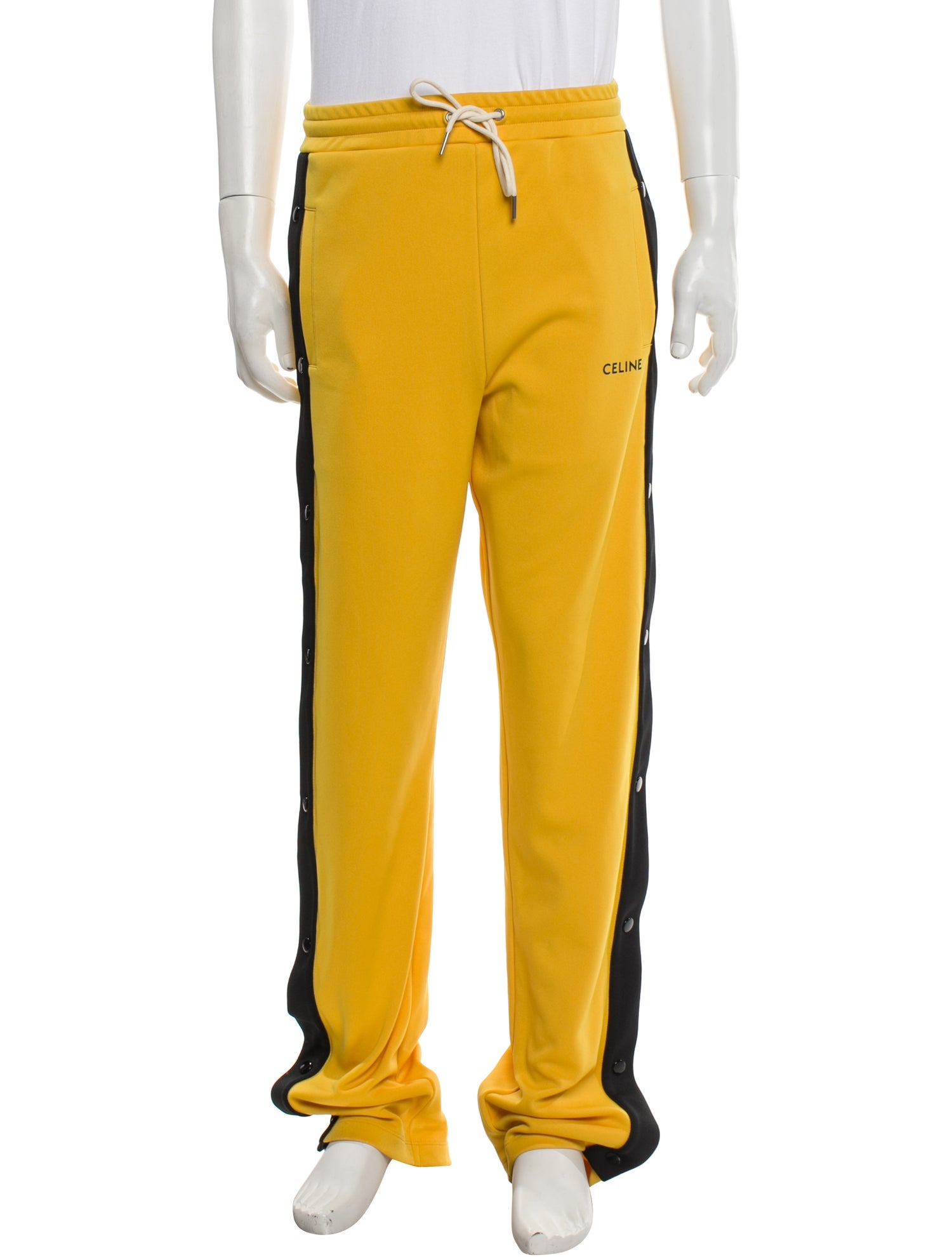 Celine Jersey Double Face Joggers - Black, 12.5" Rise Pants, Clothing ...