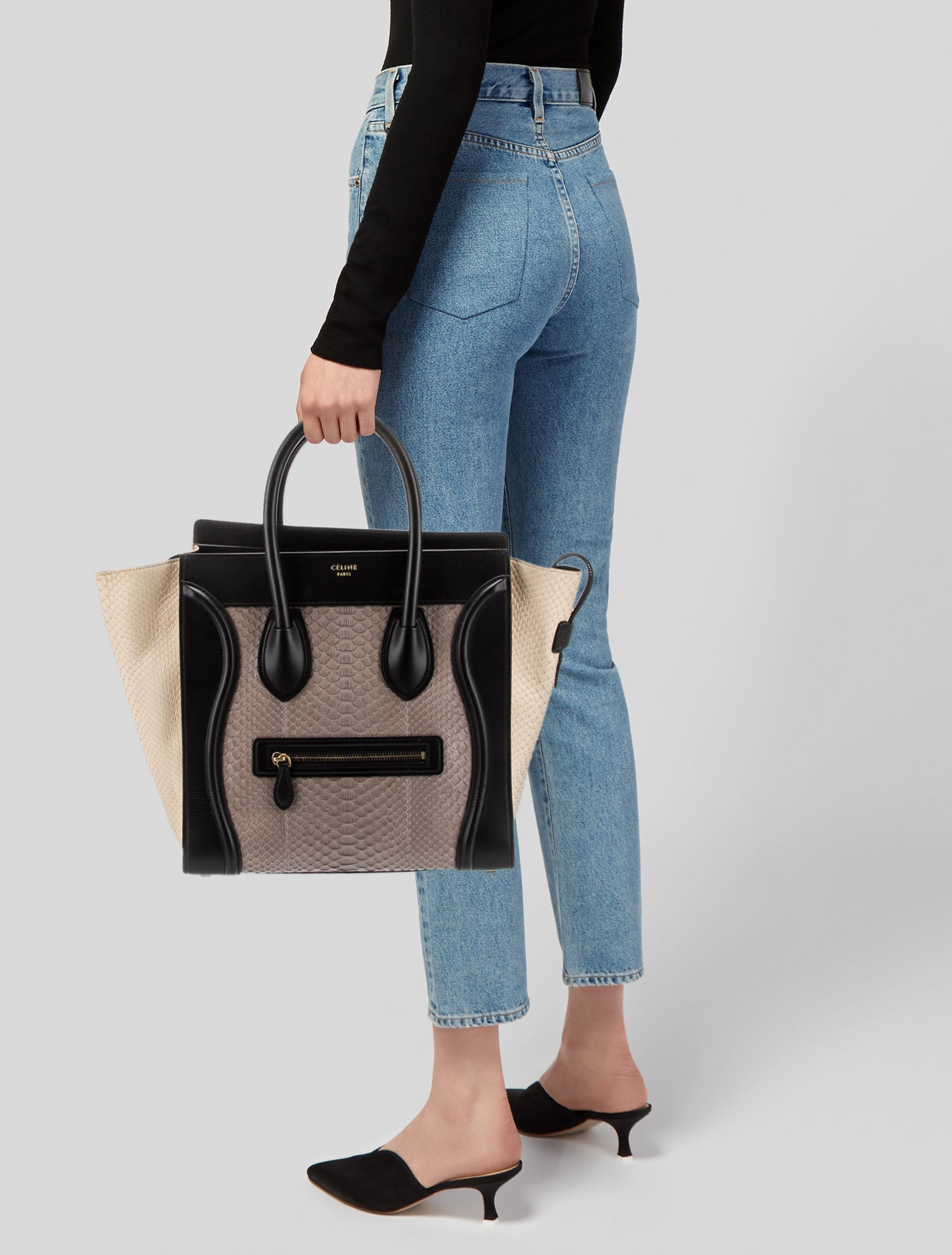 Celine Python Luggage Mini - Neutrals Totes, Handbags - CEL344708 | The ...