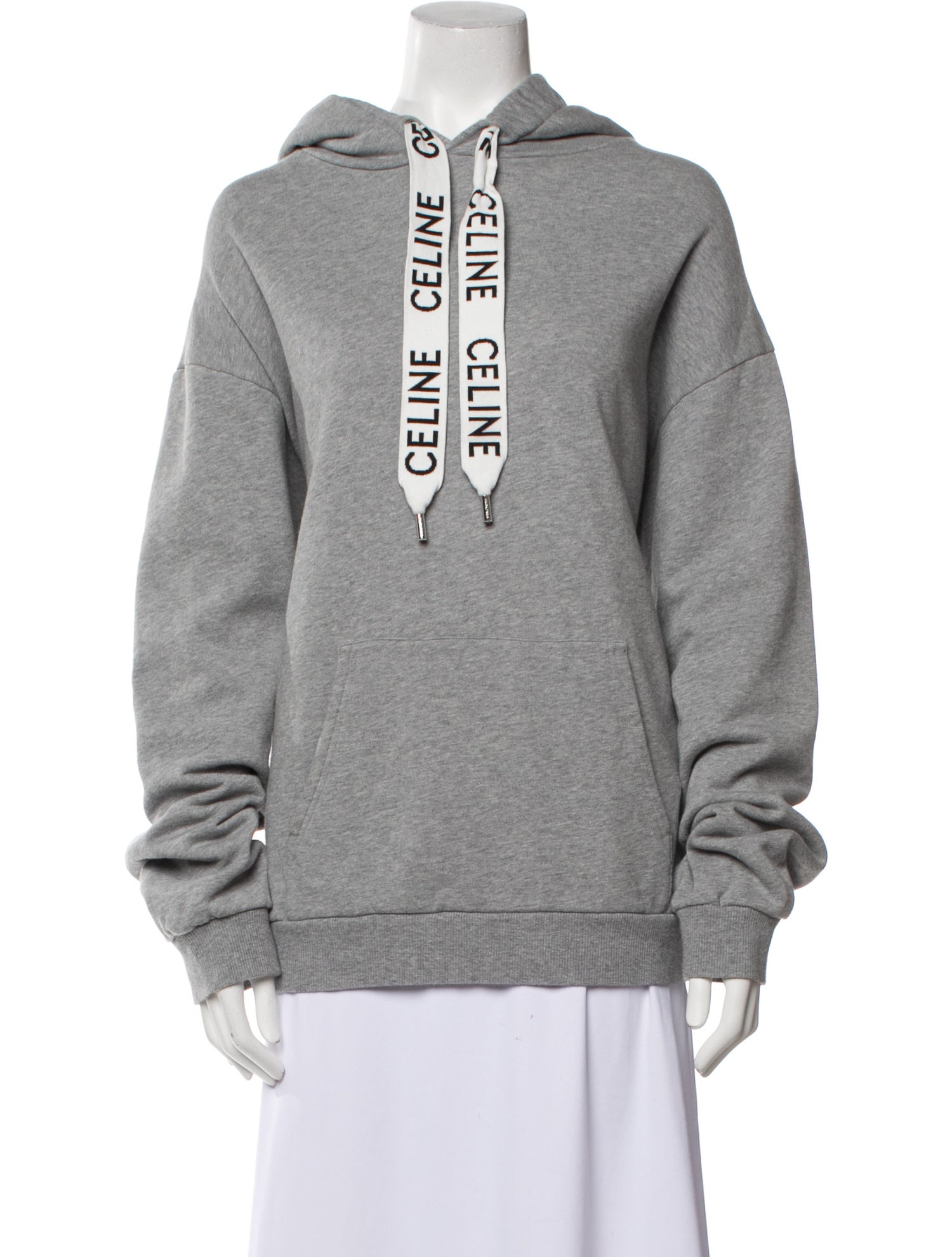 Celine Crew Neck Long Sleeve Sweatshirt - Grey Tops, Clothing ...