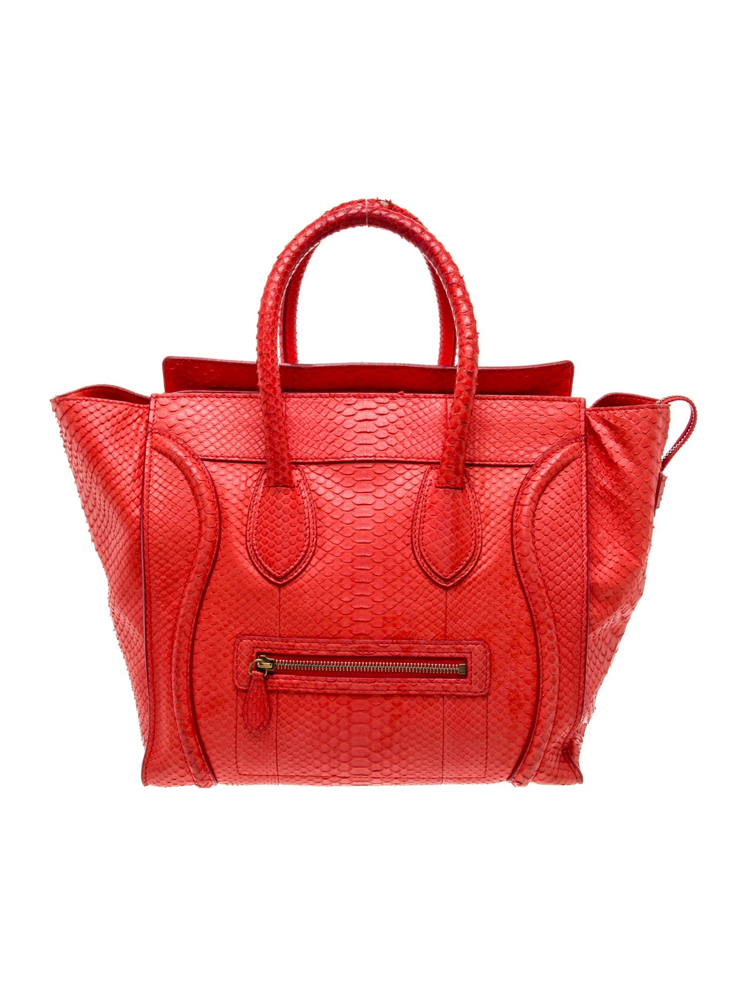 Celine Python Luggage Mini - Orange Handle Bags, Handbags - CEL376781 ...