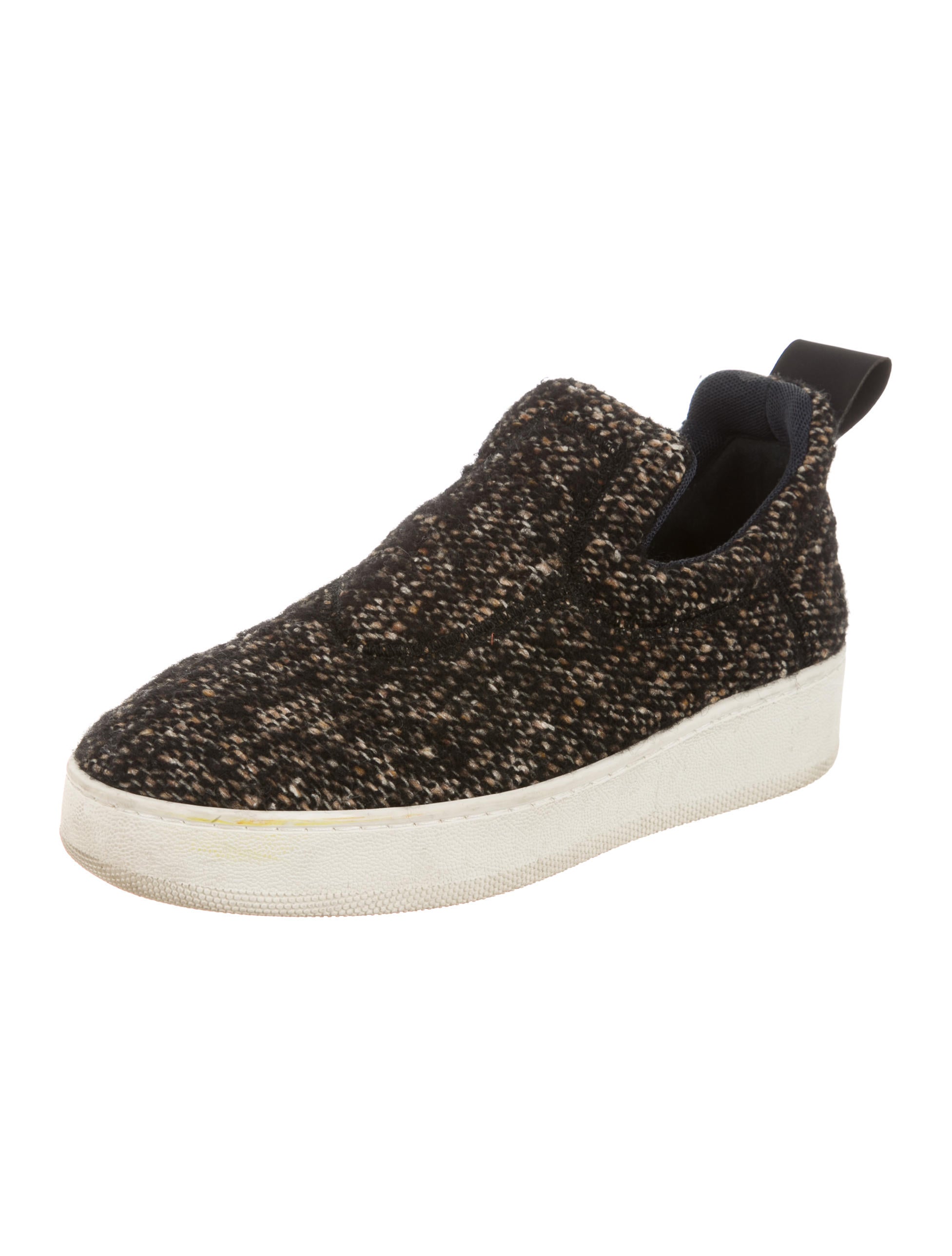 Celine Céline Platform Slip-On Sneakers - Black Sneakers, Shoes ...
