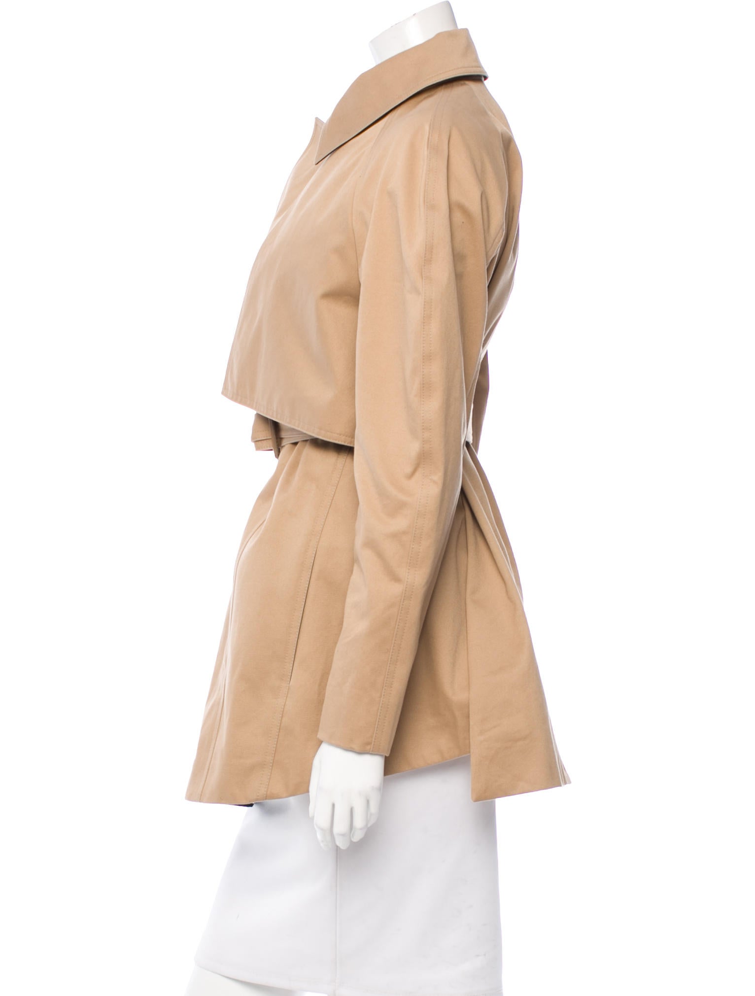 Celine Céline Belted Trench Coat w/ Tags - Neutrals Coats, Clothing ...