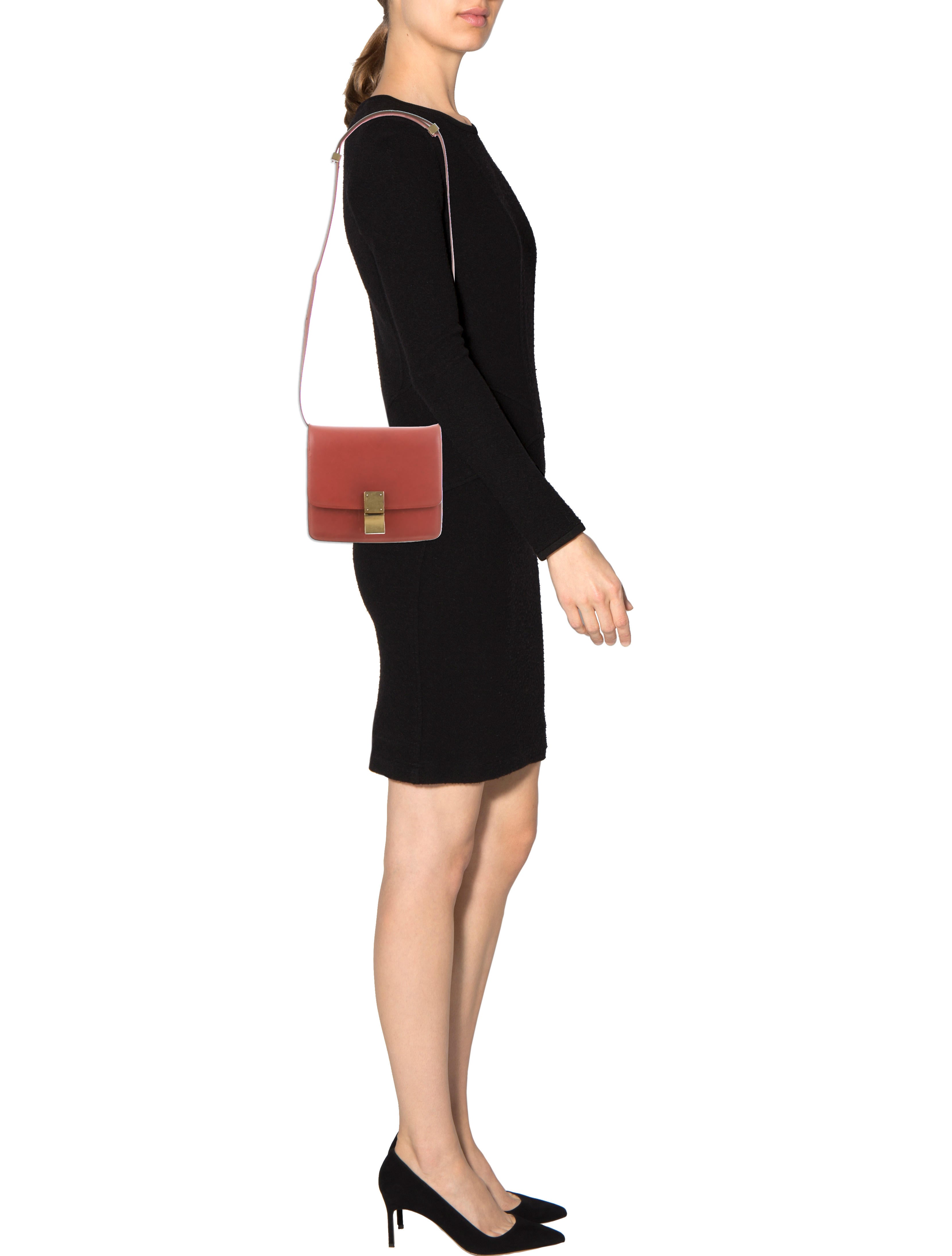 Celine Céline Small Box Bag - Orange Shoulder Bags, Handbags - CEL40887 ...