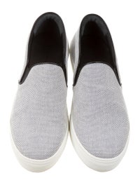 Celine Céline Canvas Slip-On Sneakers - Shoes - CEL43607 | The RealReal