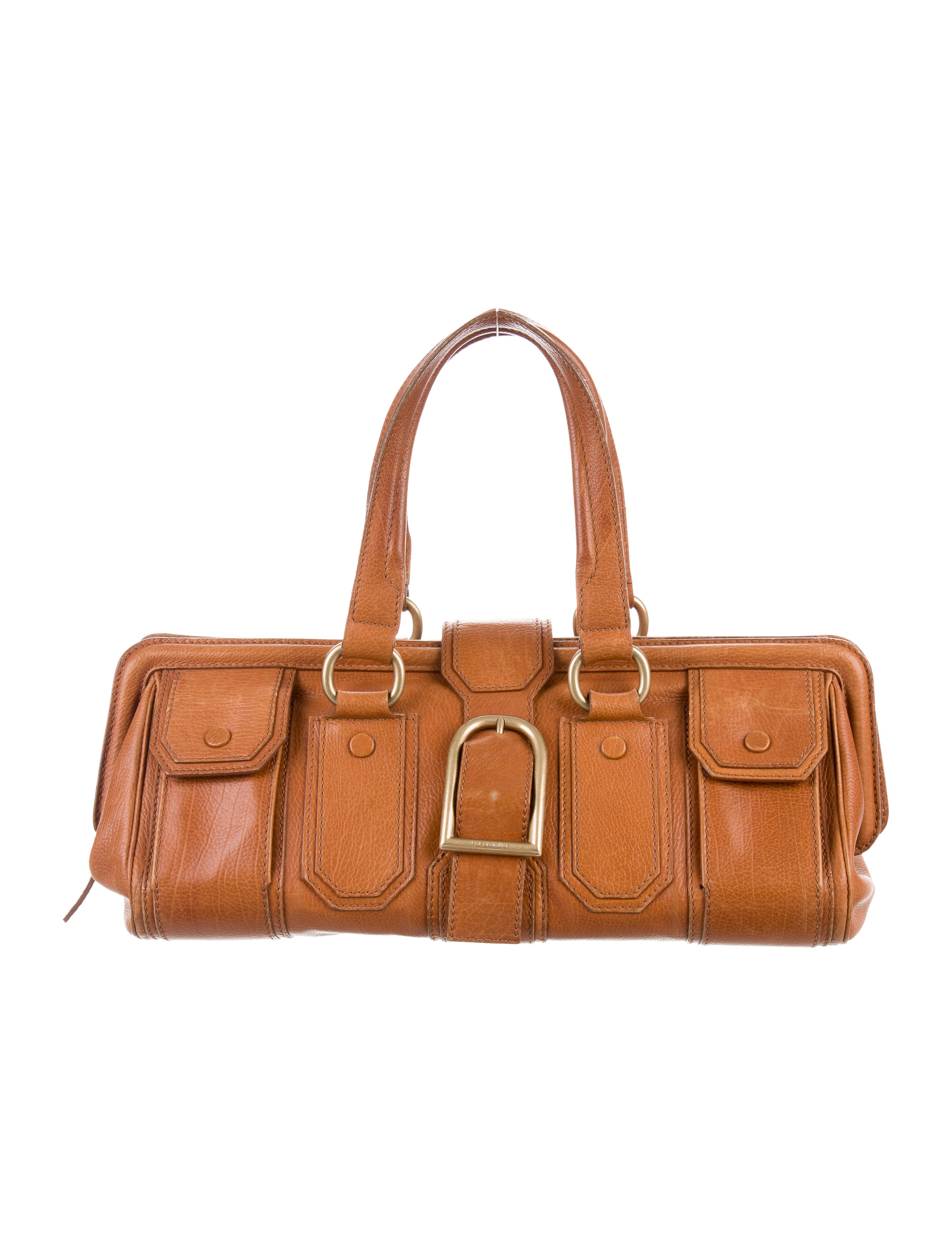 Celine Céline Leather Frame Bag - Handbags - CEL54571 | The RealReal