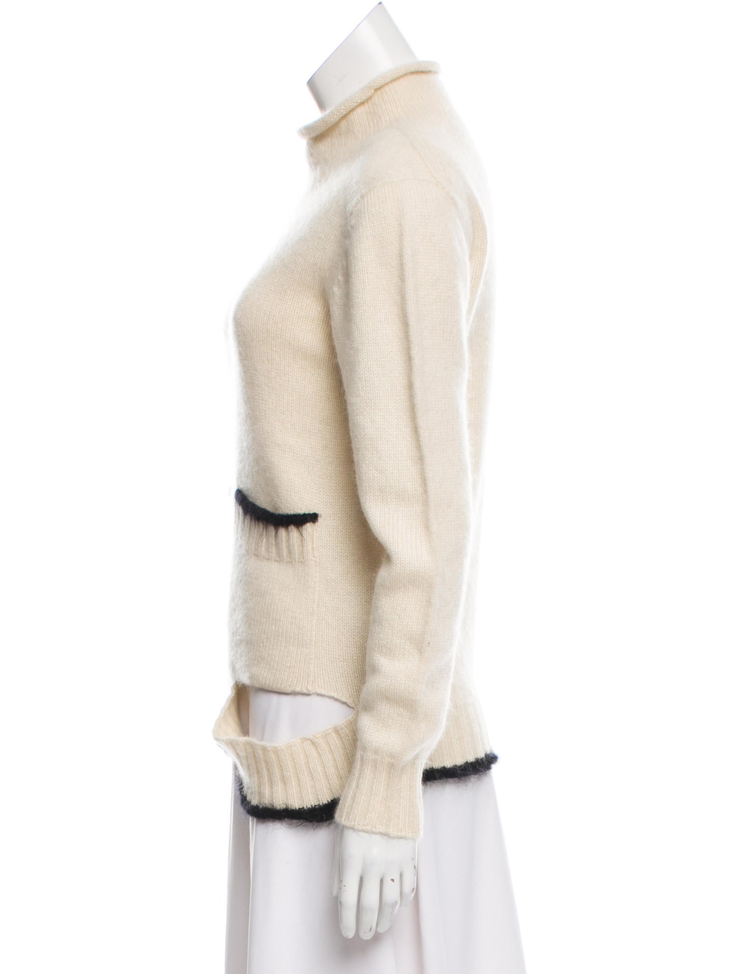 Celine Céline Cashmere Medium-Weight Sweater - Neutrals Knitwear ...