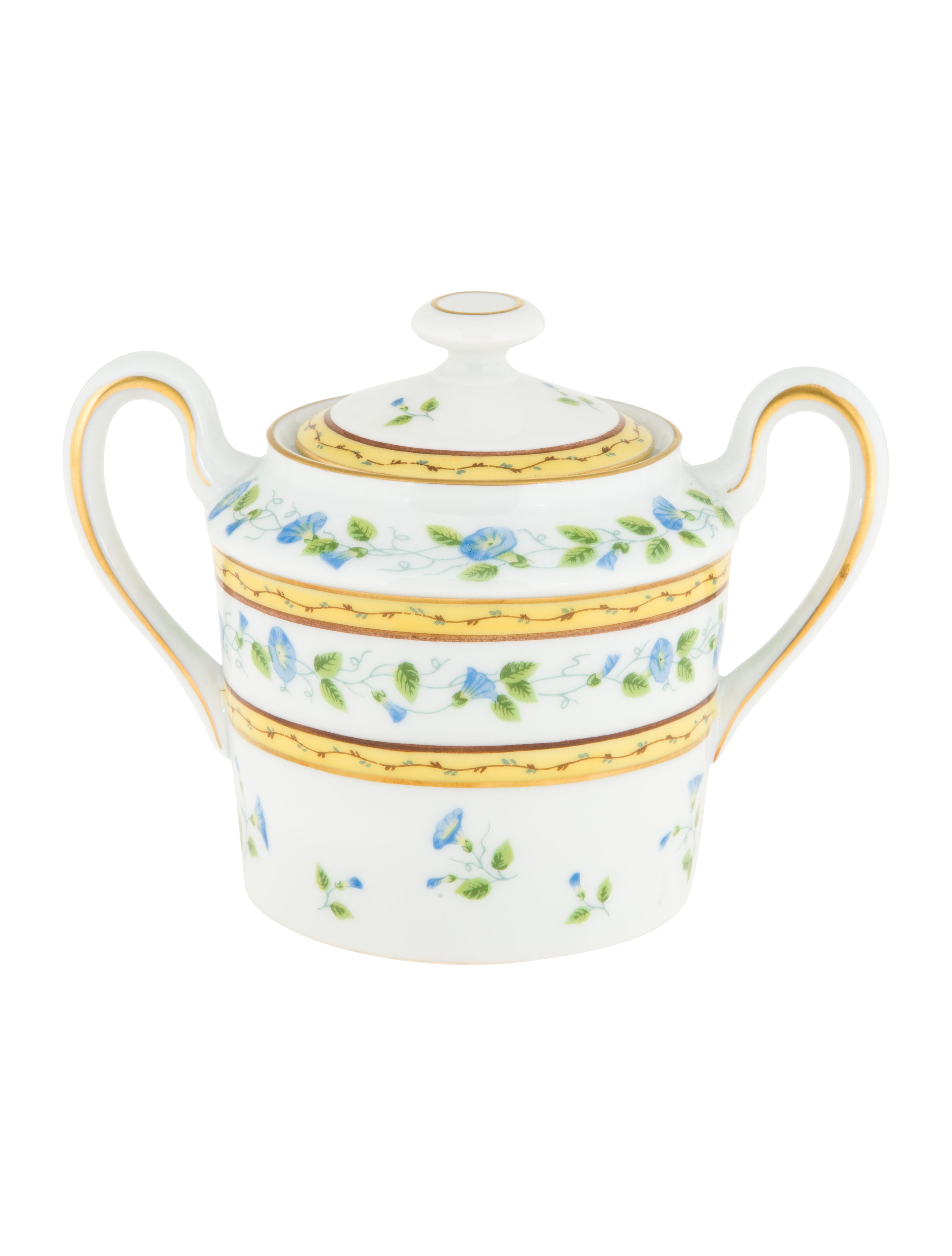 Céralene A. Raynaud Limoges Morning Glory Limoges Porcelain Sugar Bowl ...