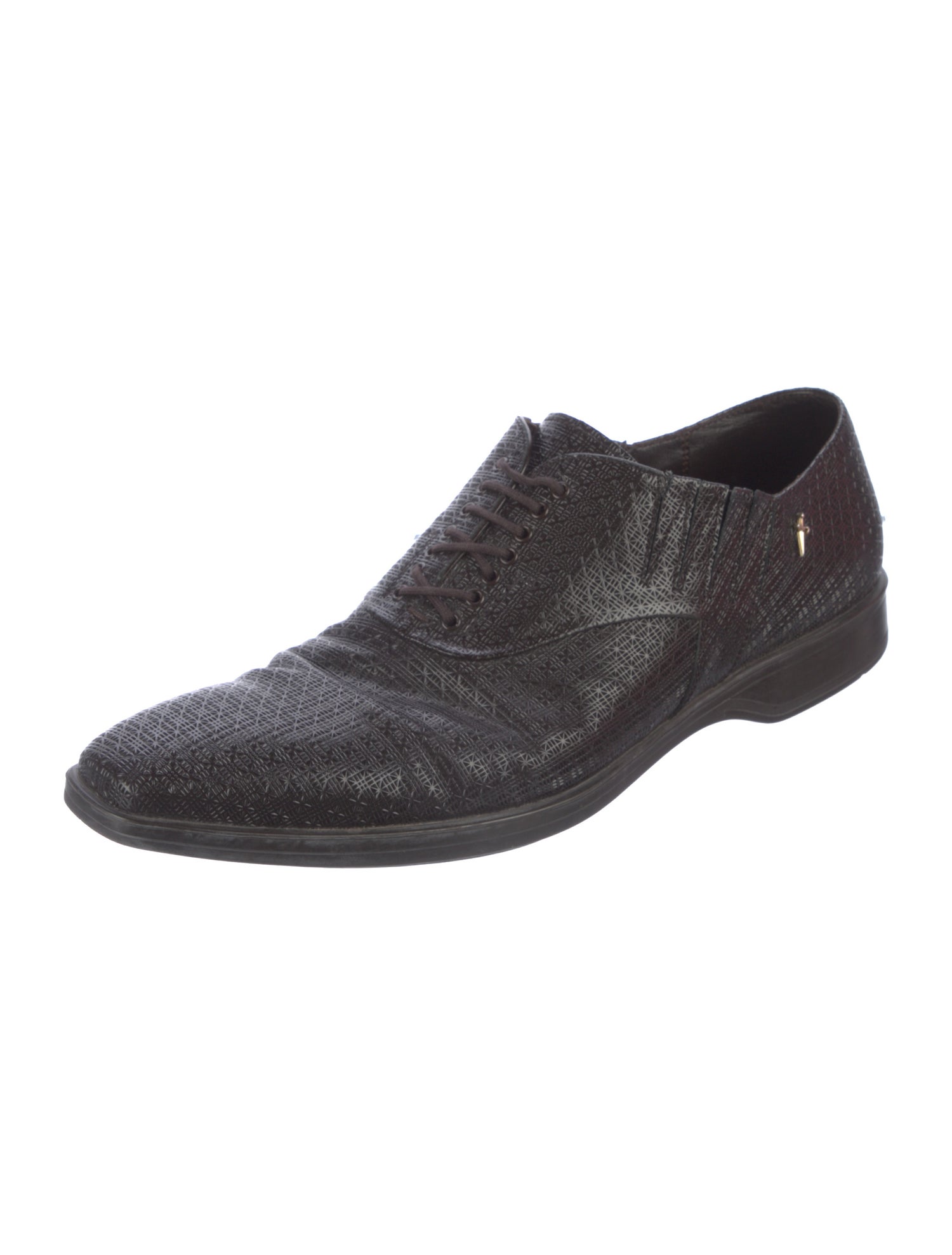 Cesare Paciotti Leather Derby Shoes - Black Oxfords, Shoes - CES22395 ...