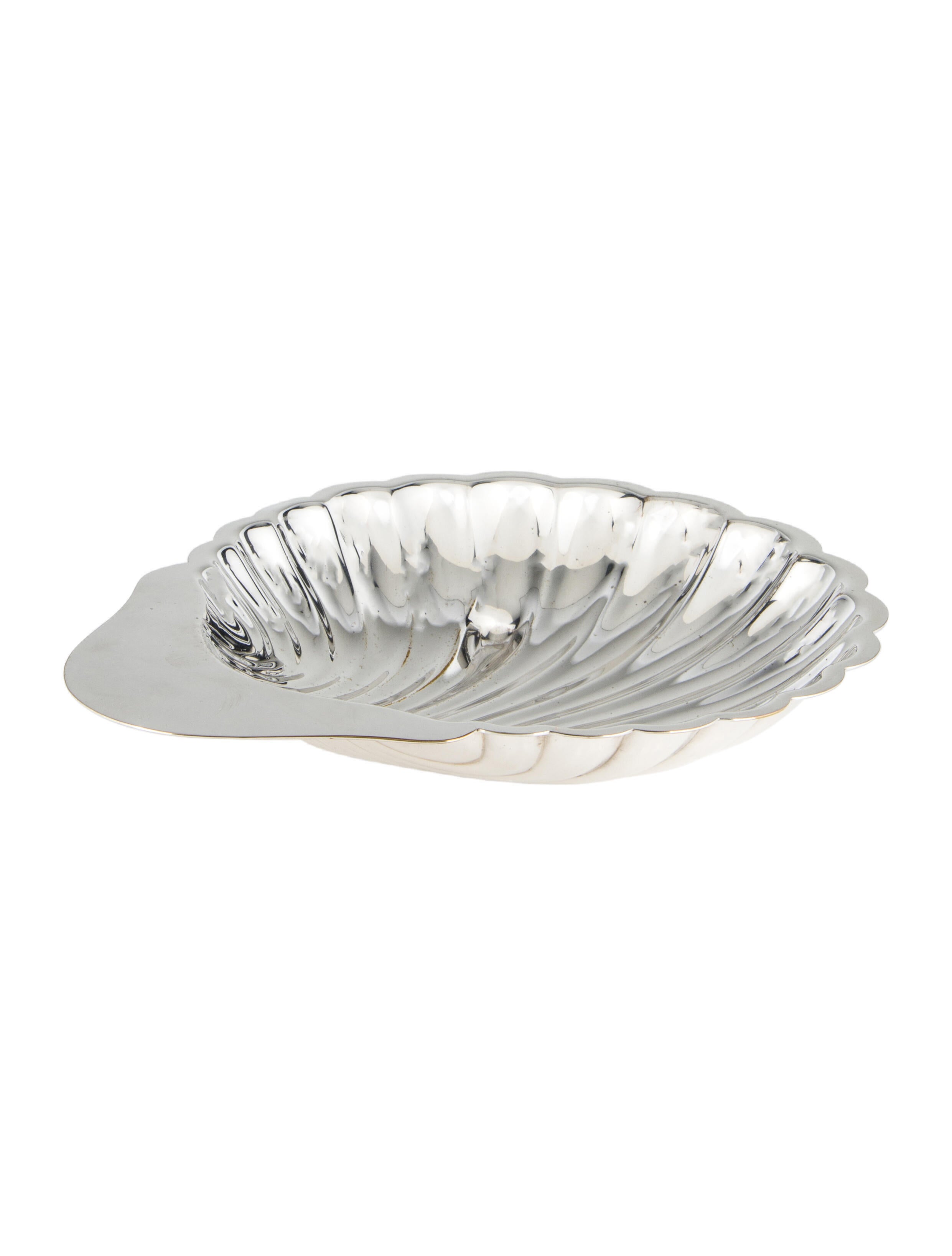 Christofle Oval Silverplate Serving Tray - Silver Serveware, Tabletop ...