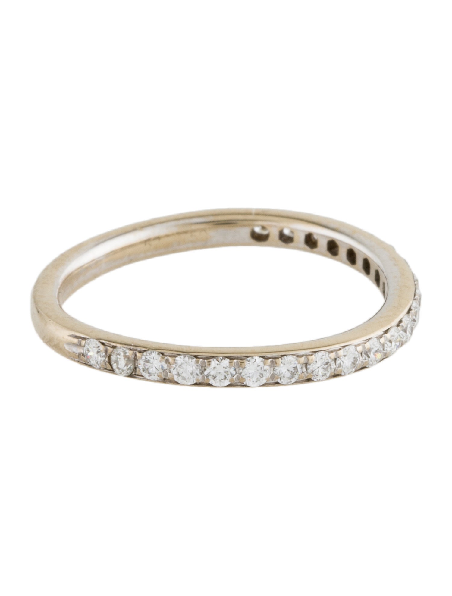 Ring Bernard K. Passman Coral and Diamond Riverwalk Ring - 18K White ...