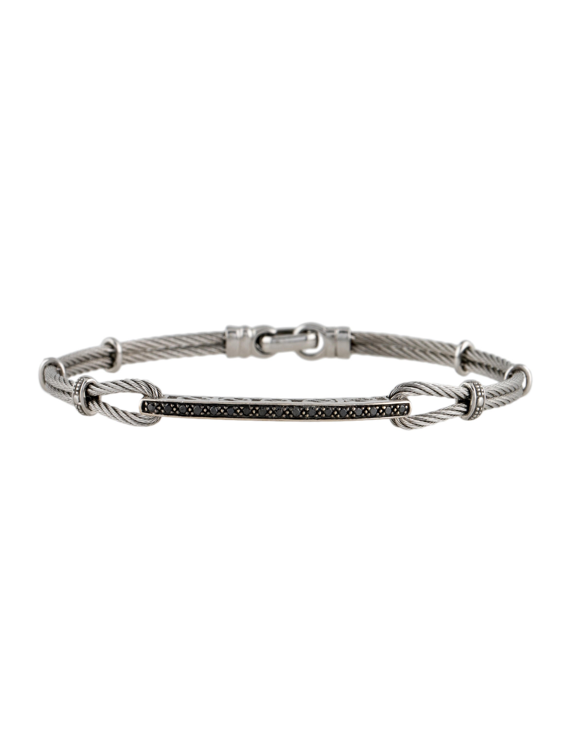 Charriol Diamond Classique Bracelet - 18K White Gold Bangle, Bracelets ...