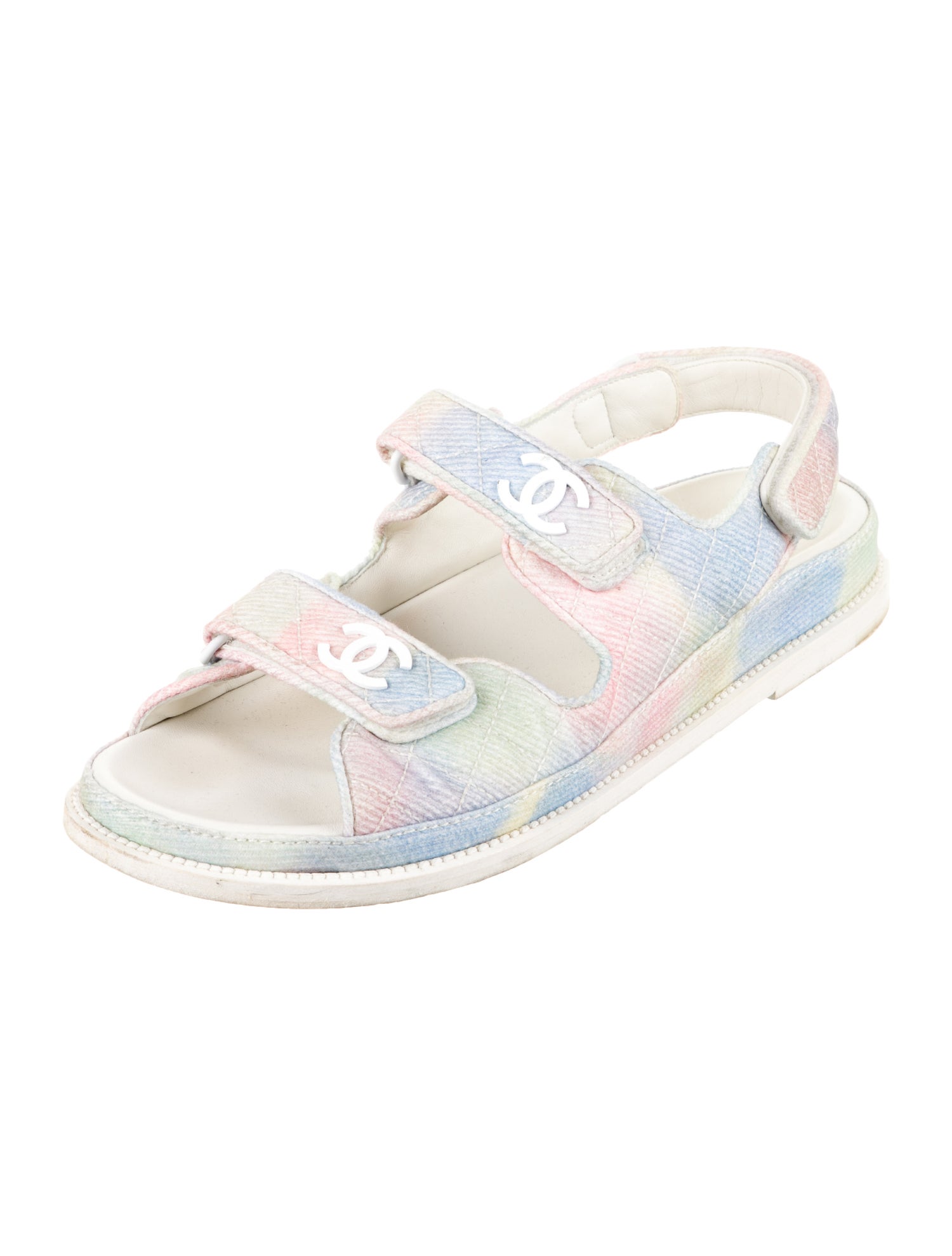 Chanel 2022 Interlocking CC Logo Sandals - Pink Sandals, Shoes - CHA1000585 | The RealReal