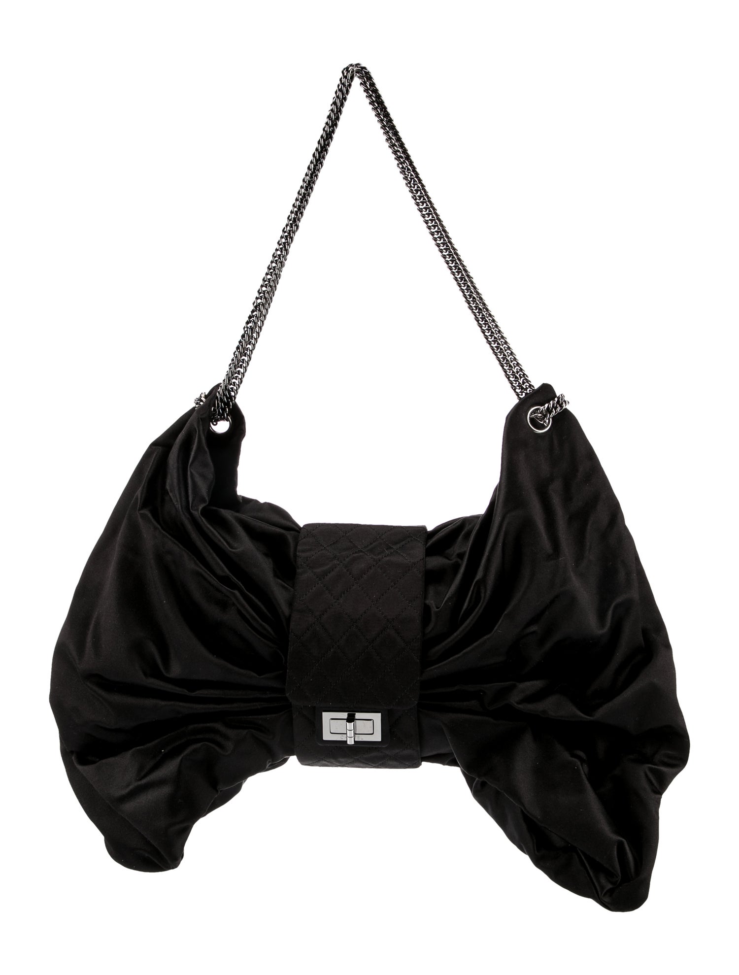 Chanel 2.55 Reissue Bow Bag - Black Shoulder Bags, Handbags ...