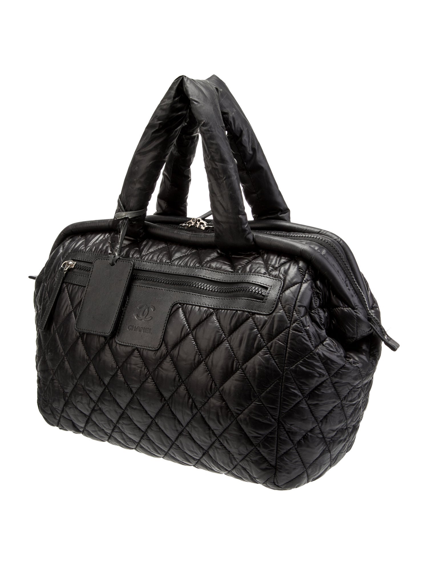 Chanel Coco Cocoon Bowler Bag - Black Totes, Handbags - CHA1001325 ...