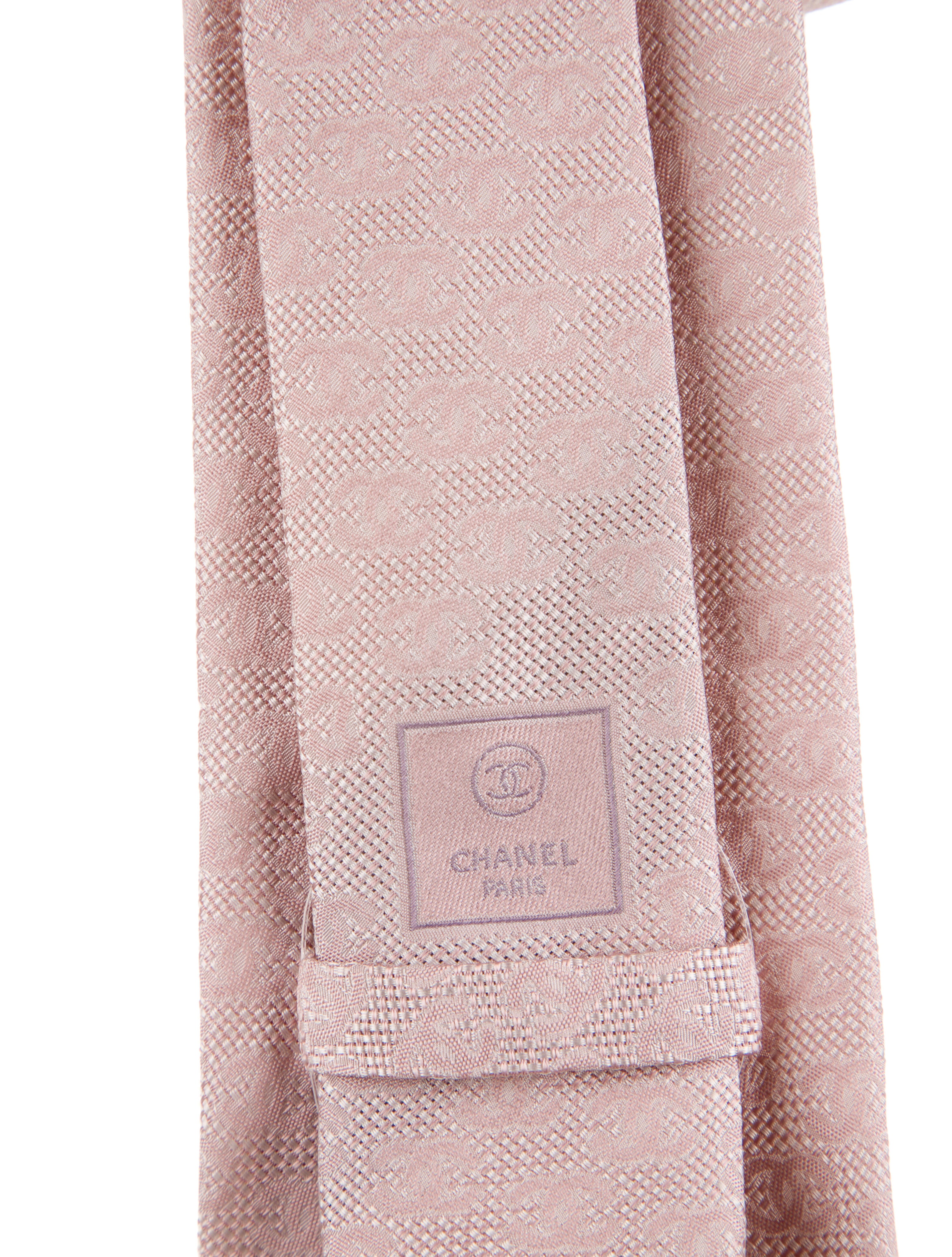 Chanel 2020 Silk CC Tie - Pink Ties, Suiting Accessories - CHA1008200 ...