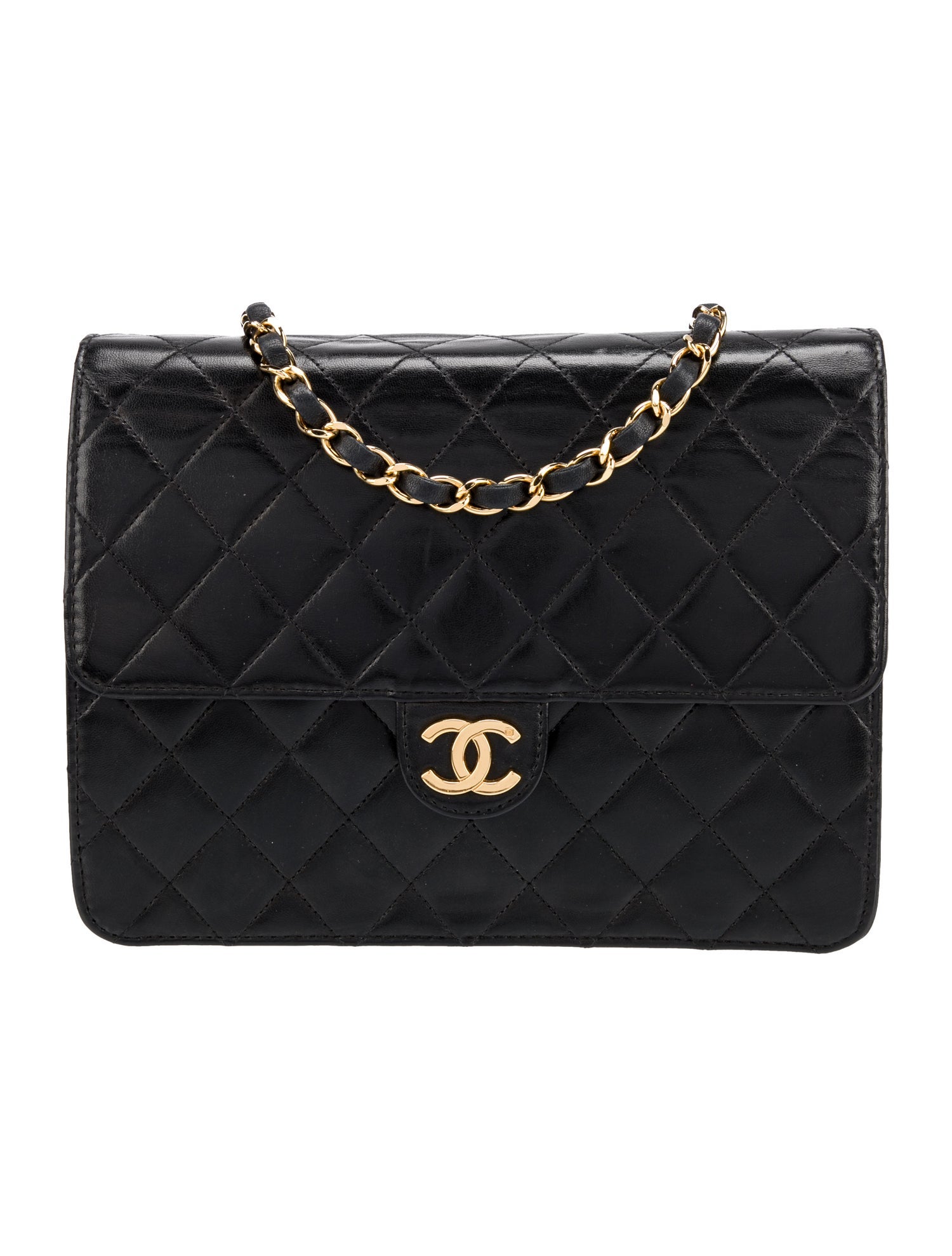 Chanel Quilted CC Flap Bag - Black Shoulder Bags, Handbags - CHA1008384 ...