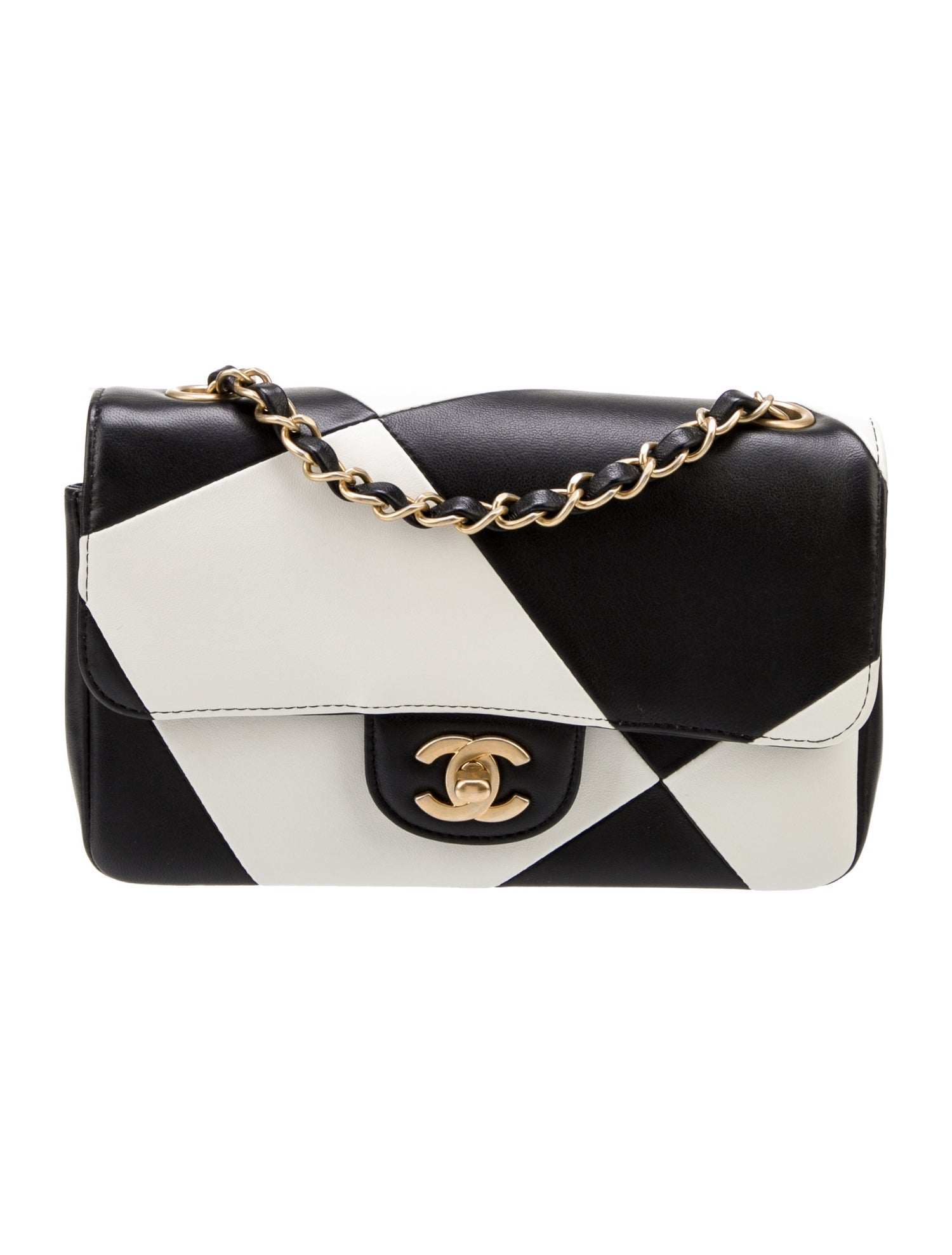 Chanel Classic Rectangular Mini Geometric Flap Bag - Black Shoulder ...